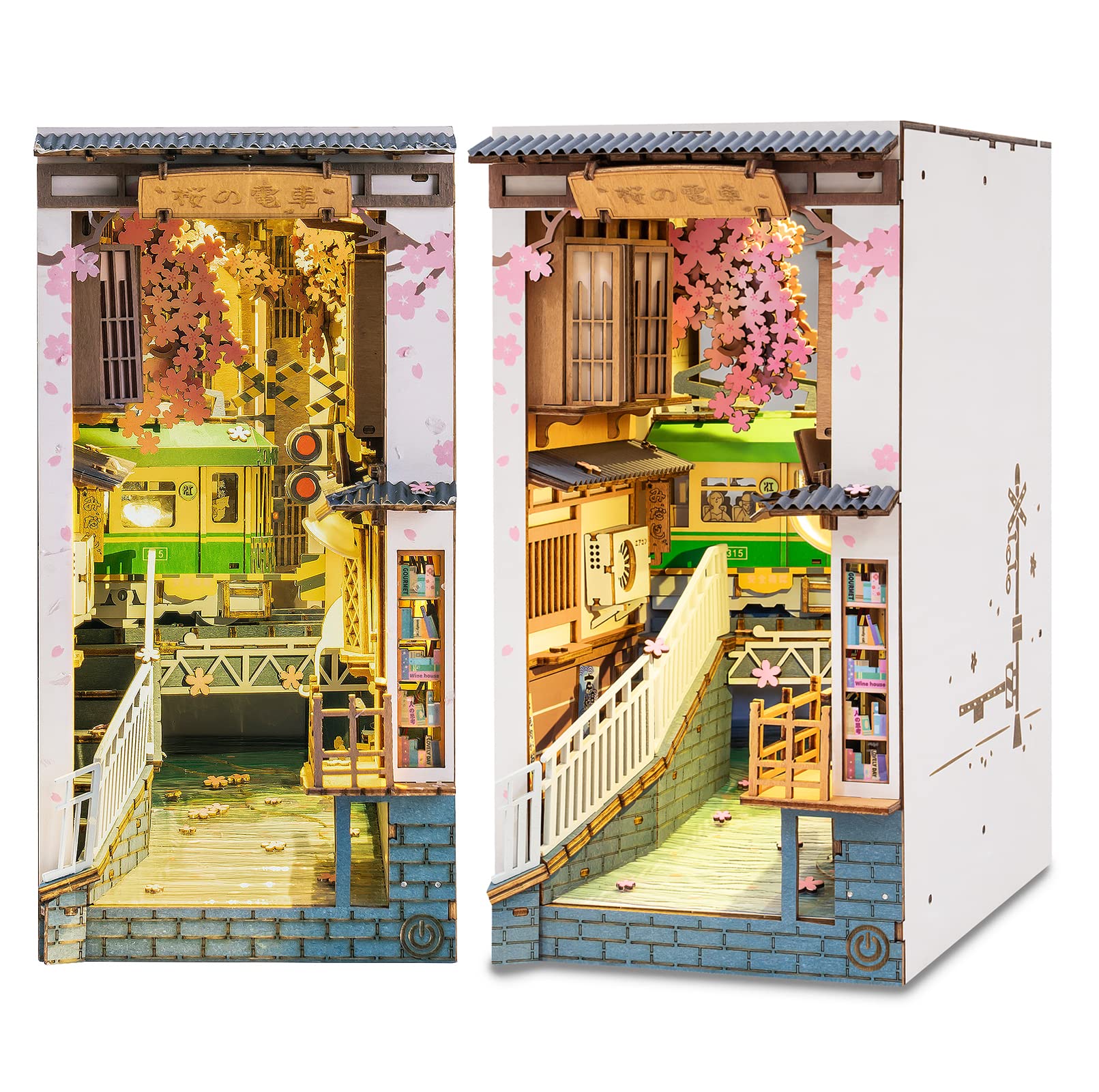 Buy Rolife DIY Book Nook Kit 3D Wooden Puzzle, Bookshelf Insert Decor ...