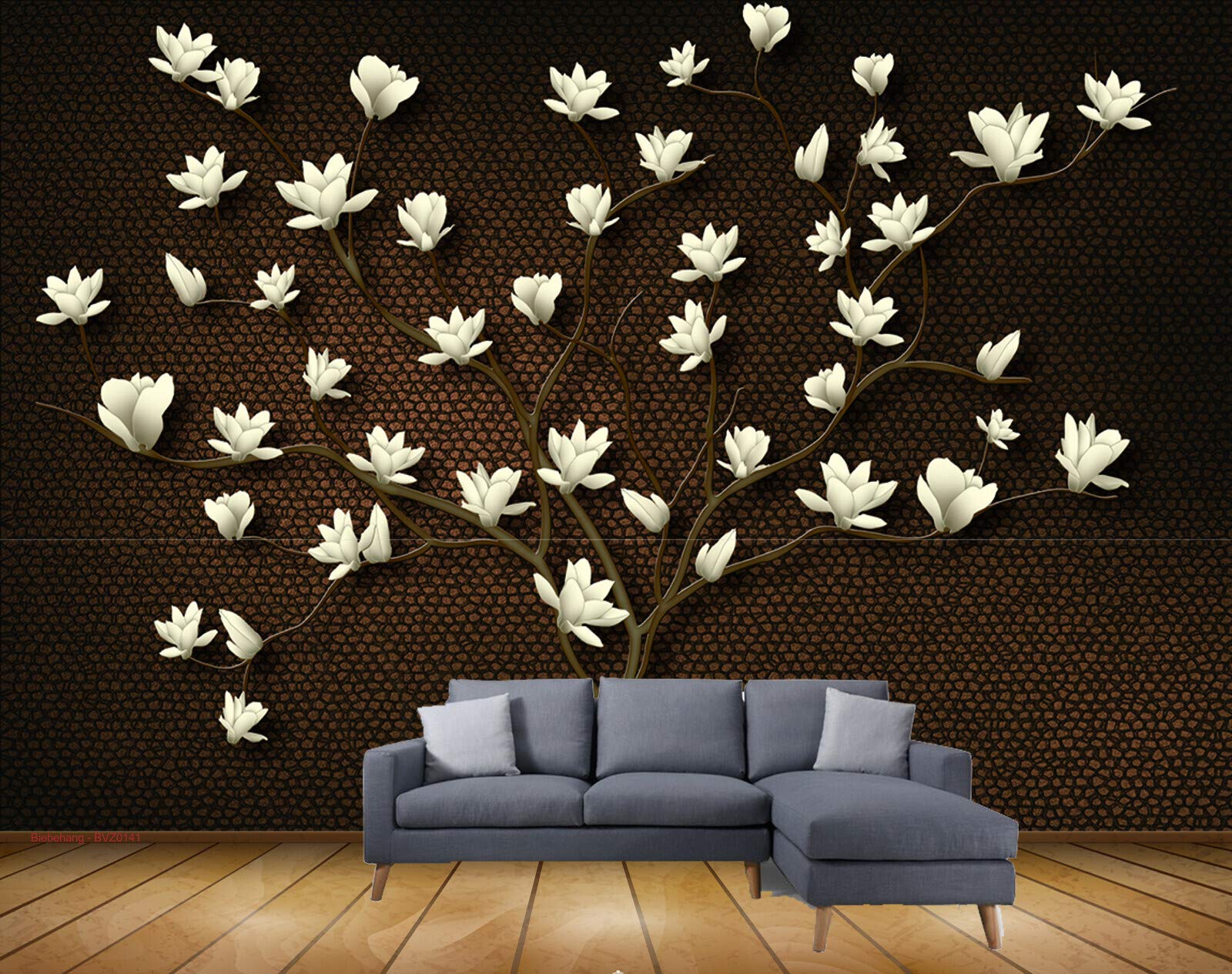 Tree Wallpaper For Textured Walls Watercolor Forest Tree Wallpaper