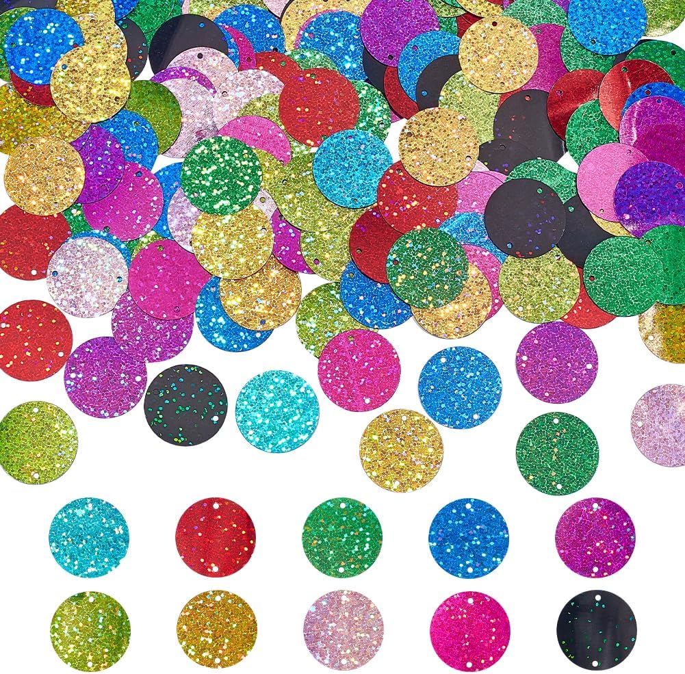 Amazon.com: PH PandaHall 300pcs 10 Colors Large Sequins for Crafts 29mm ...