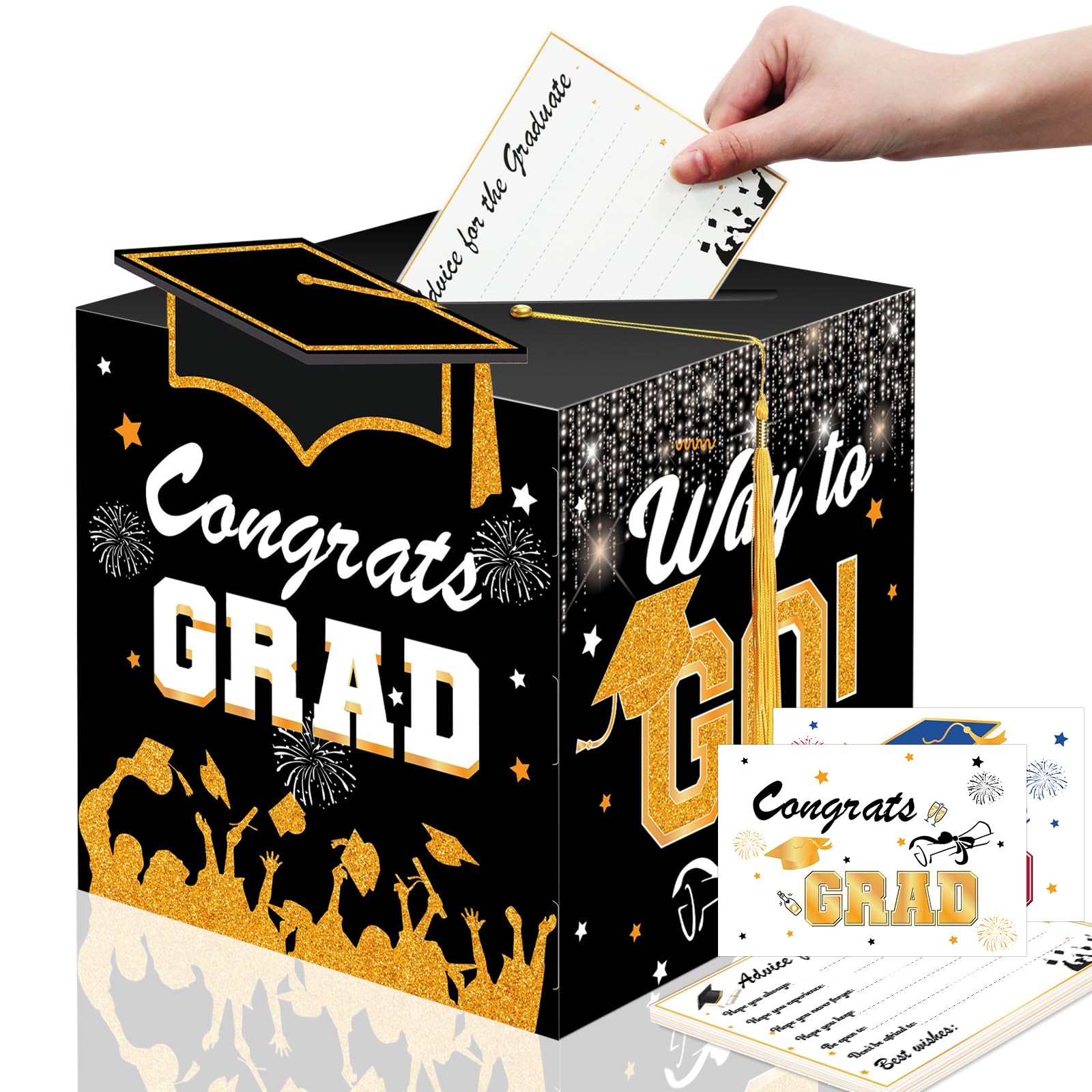 Graduation Card Box Designs DJKDJL Graduation Card Box Set Fun DIY