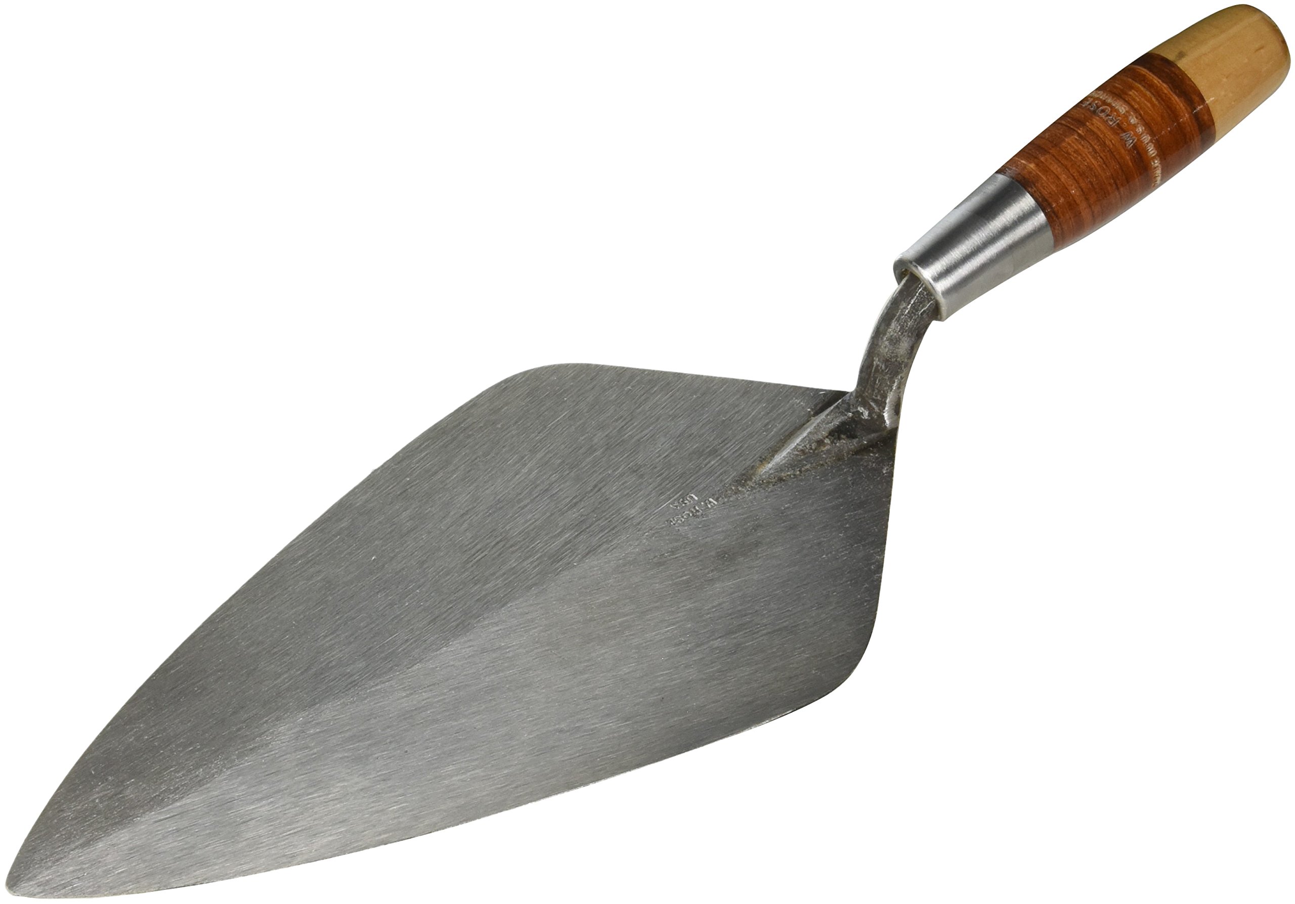 Kraft Tool RO312-12 W. Rose Wide London Brick Trowel with Leather ...