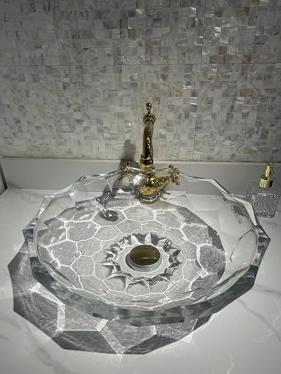 FANWIN STAR Transparent Glass Vessel Sink In washbasin sink | Vanity ...