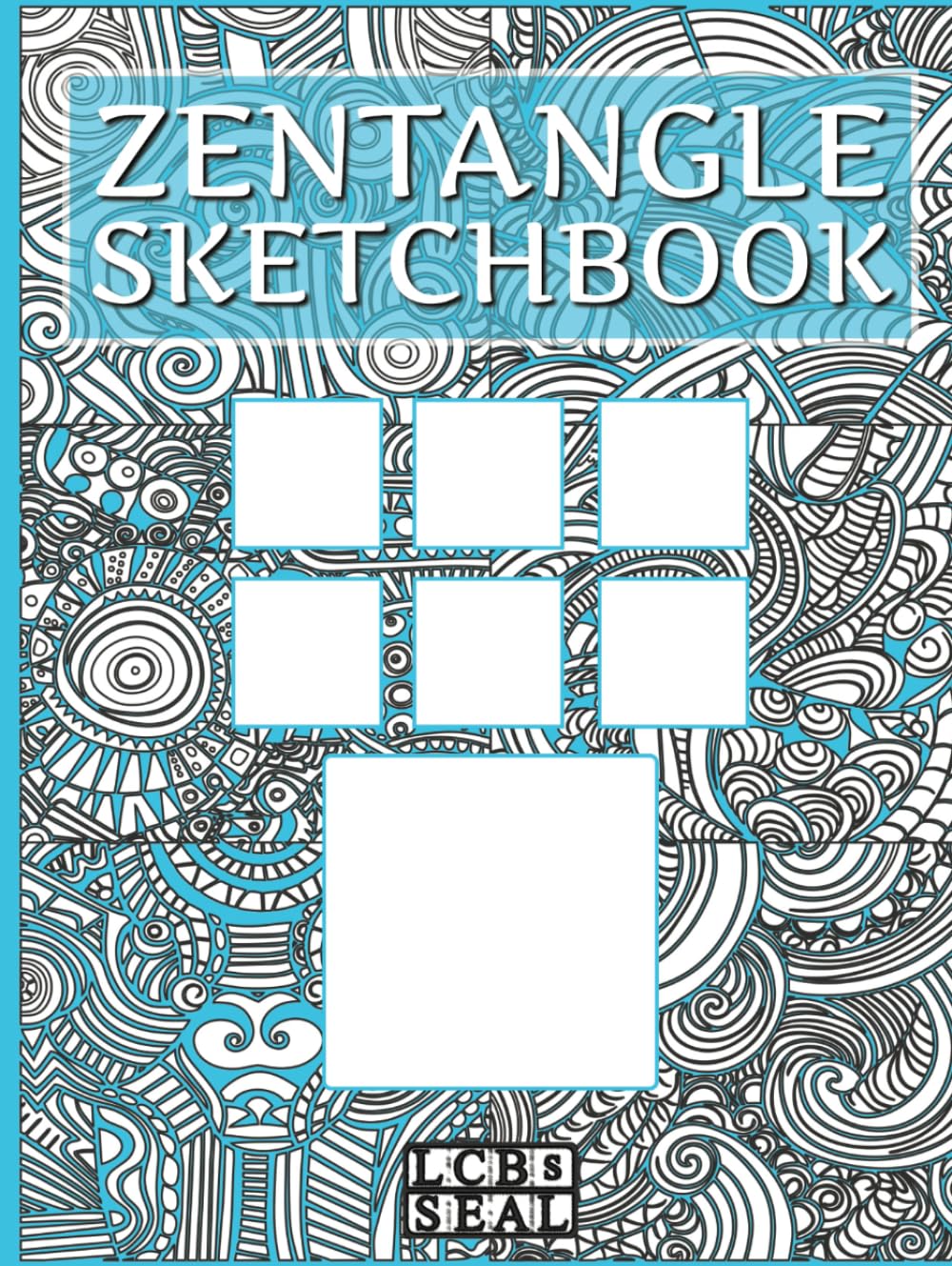 Amazon.com: Zentangle Sketchbook: Tiles Journal for Patterns, Tangles and Doodles, Empty Grids ...