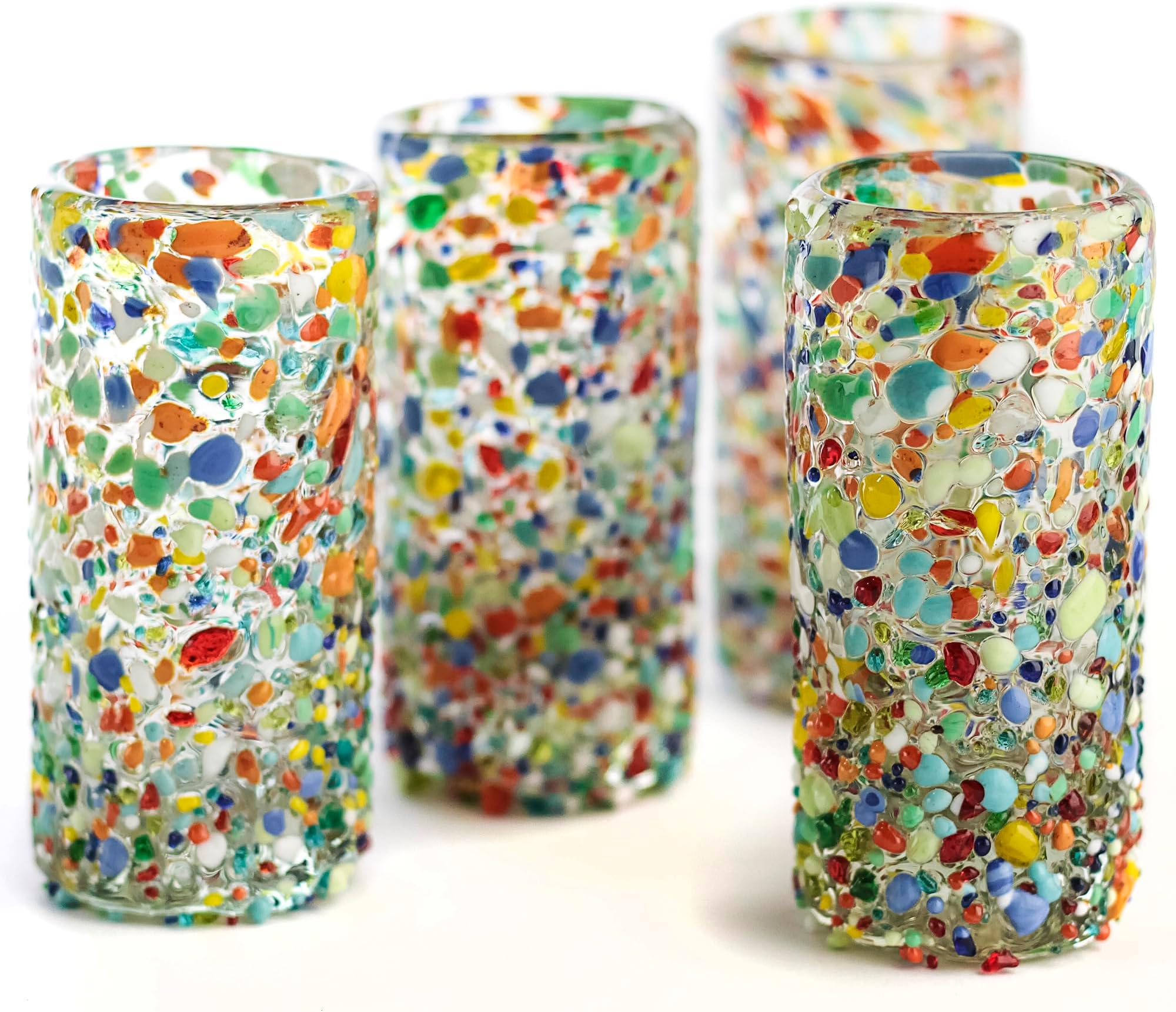 Amazon.com | Dos Sueños Hand Blown Mexican Tequila Glasses – Set of 6 ...