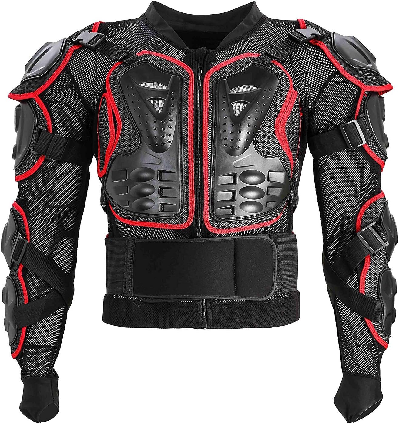 Amazon.com: Motorcycle Protective Jacket Full Body Armor Protection ...