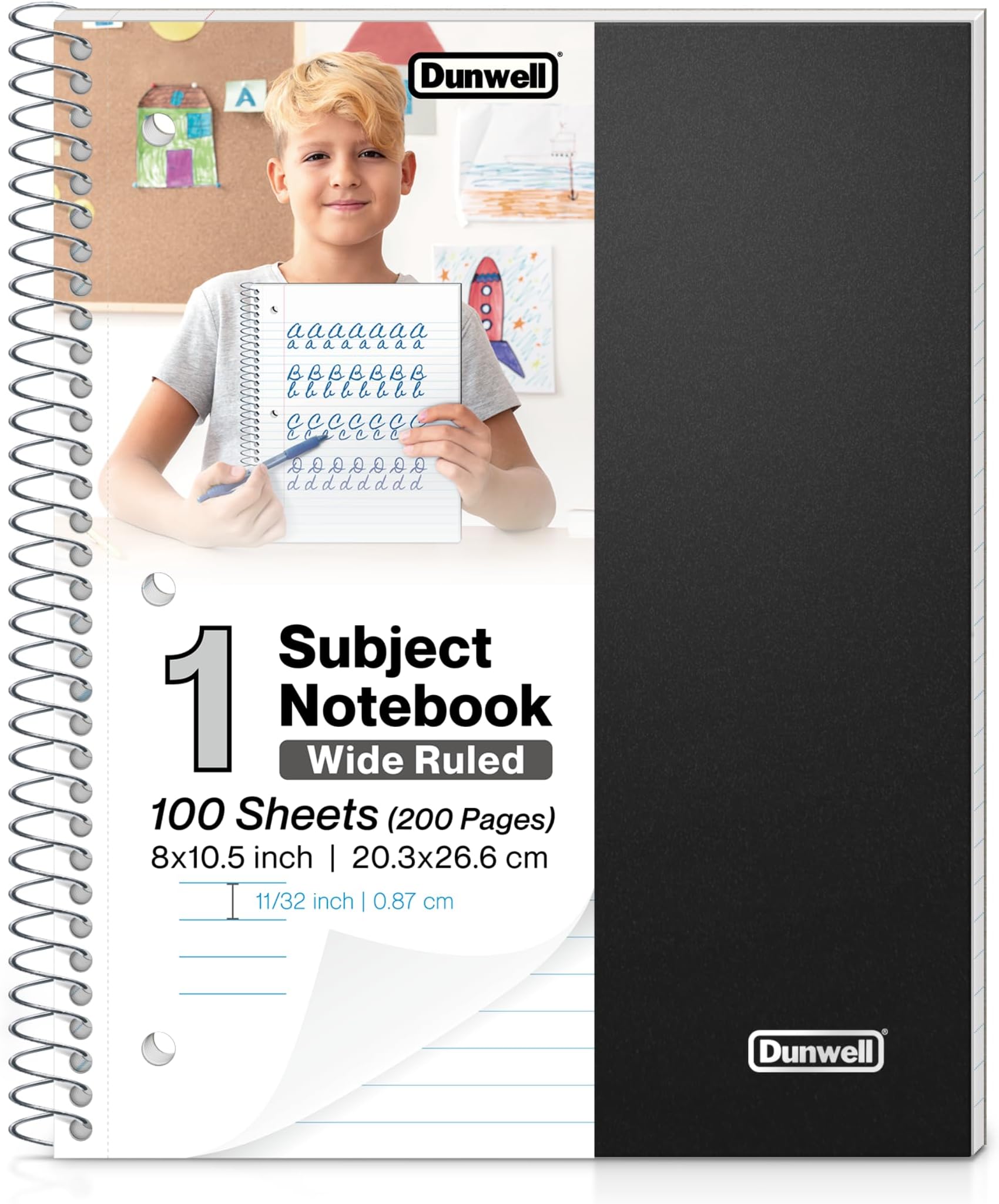 Amazon.com : Five Star Spiral Notebook, 1 Subject, Wide Ruled Paper, 10 ...