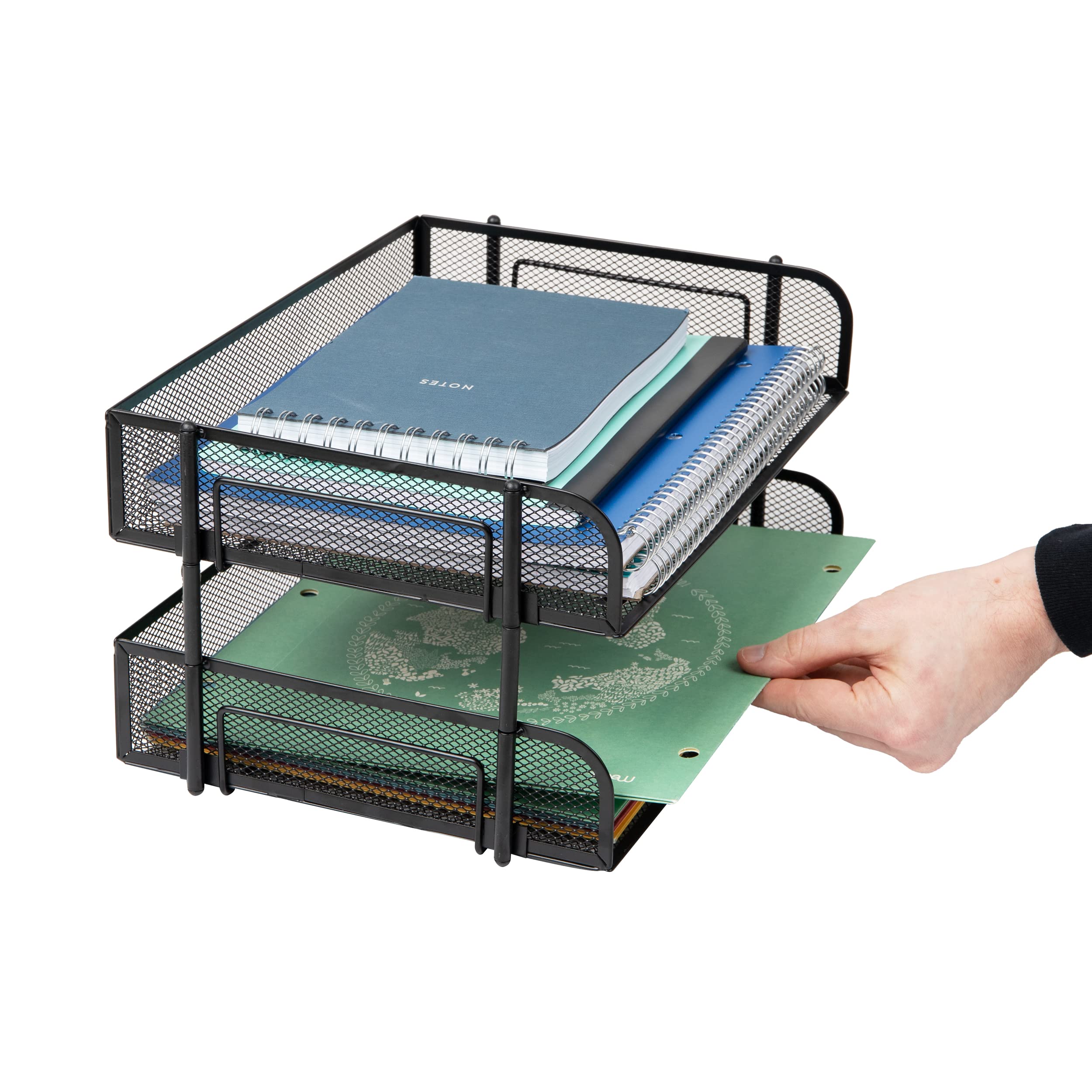 Snapklik.com : Stackable Paper Tray, Desktop Organizer, File Storage ...