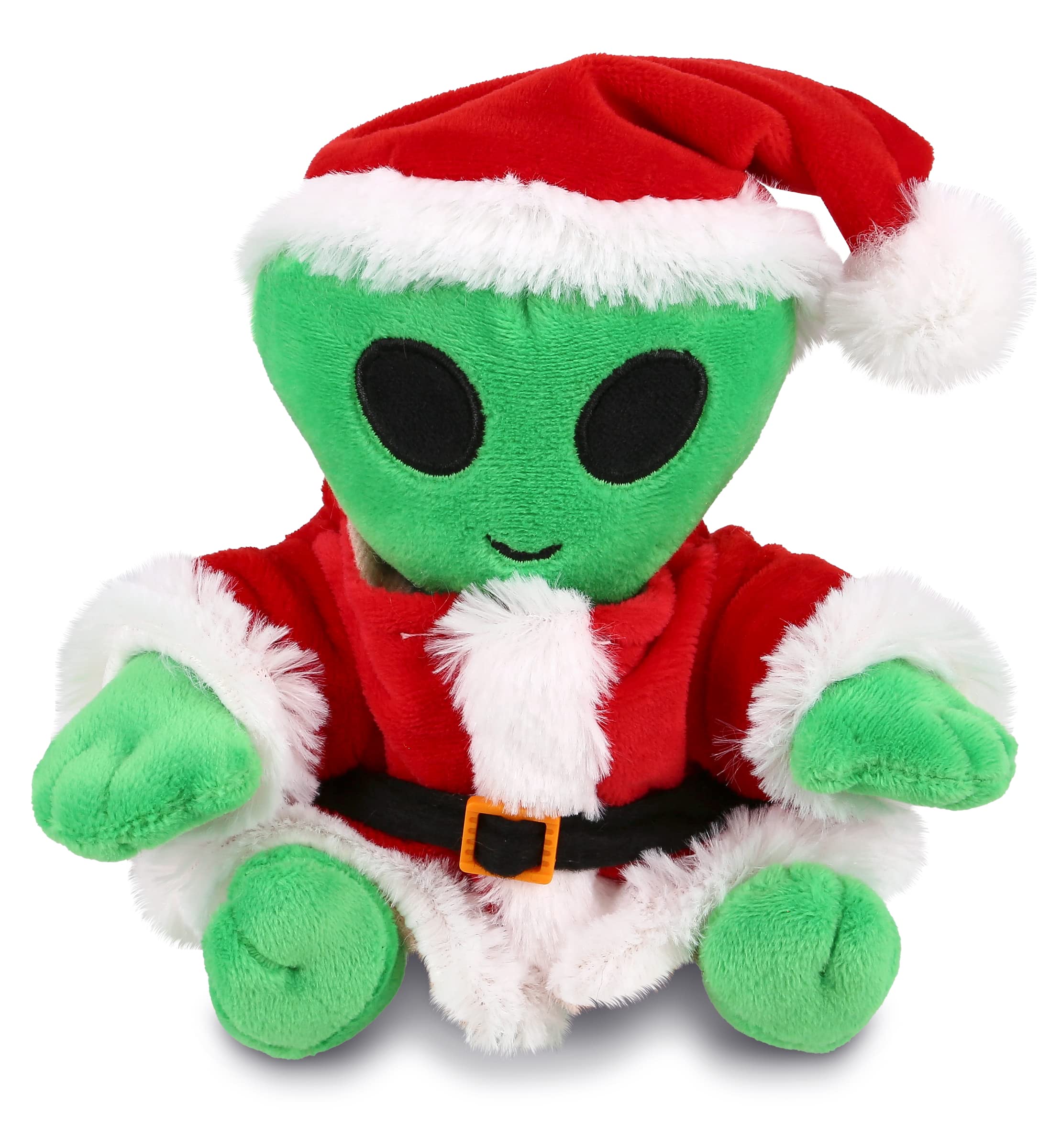 Amazon.com: DolliBu Santa Alien Stuffed Animal Plush Toy - Super Soft ...