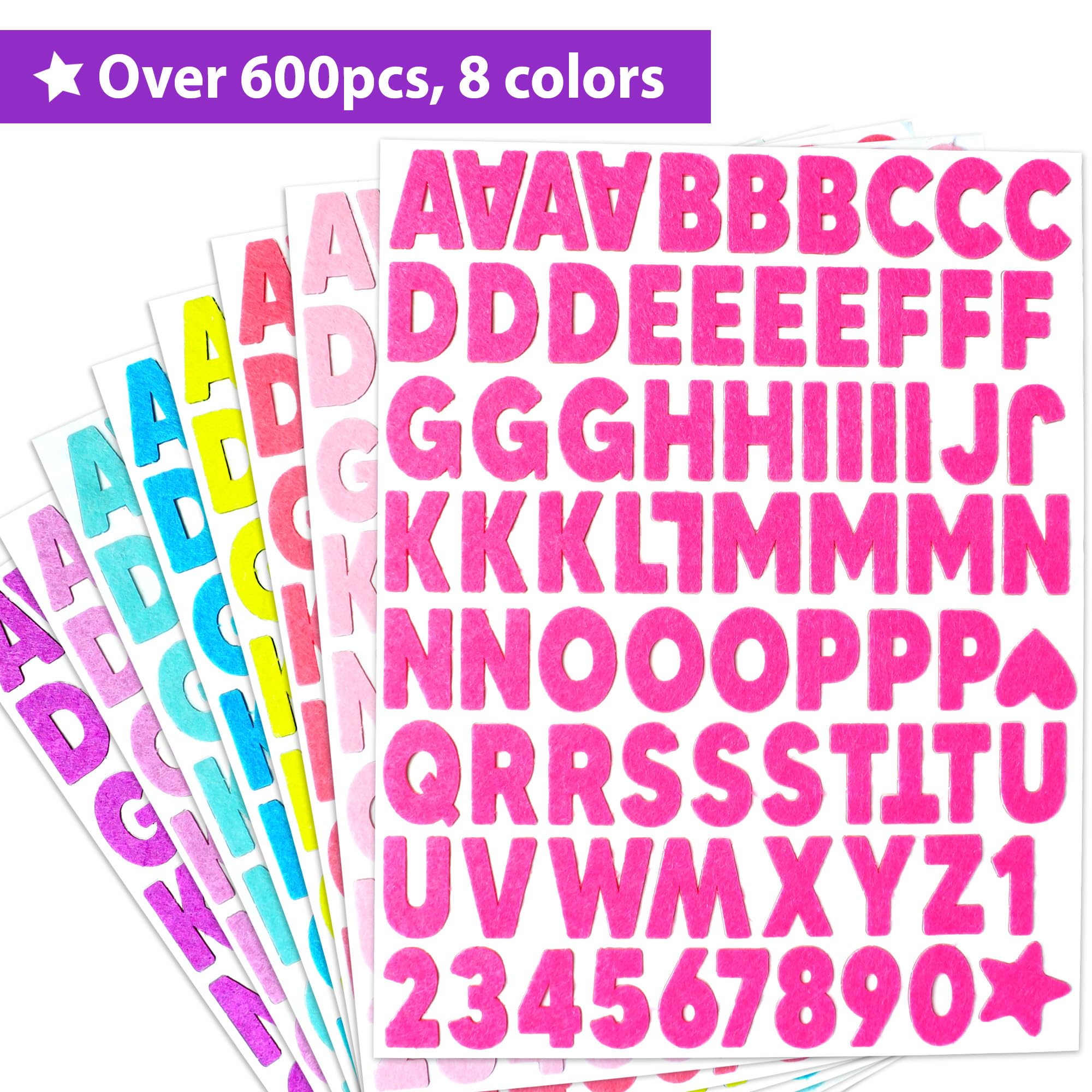 Snapklik.com : KRAFUN Felt Sticker Kit For Beginner Young Girls And ...