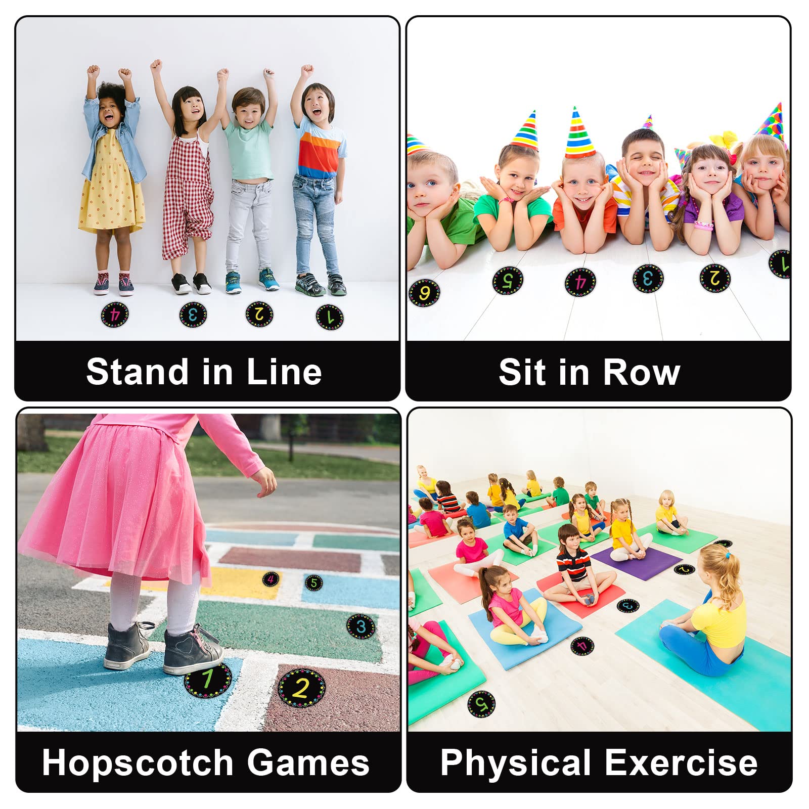 Snapklik.com : 48PCS Chalkboard Numbers Stickers Classroom Decorations ...