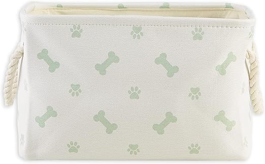 Amazon.com: Bone Dry Pet Storage Collection Paw and Bone Print, Small ...