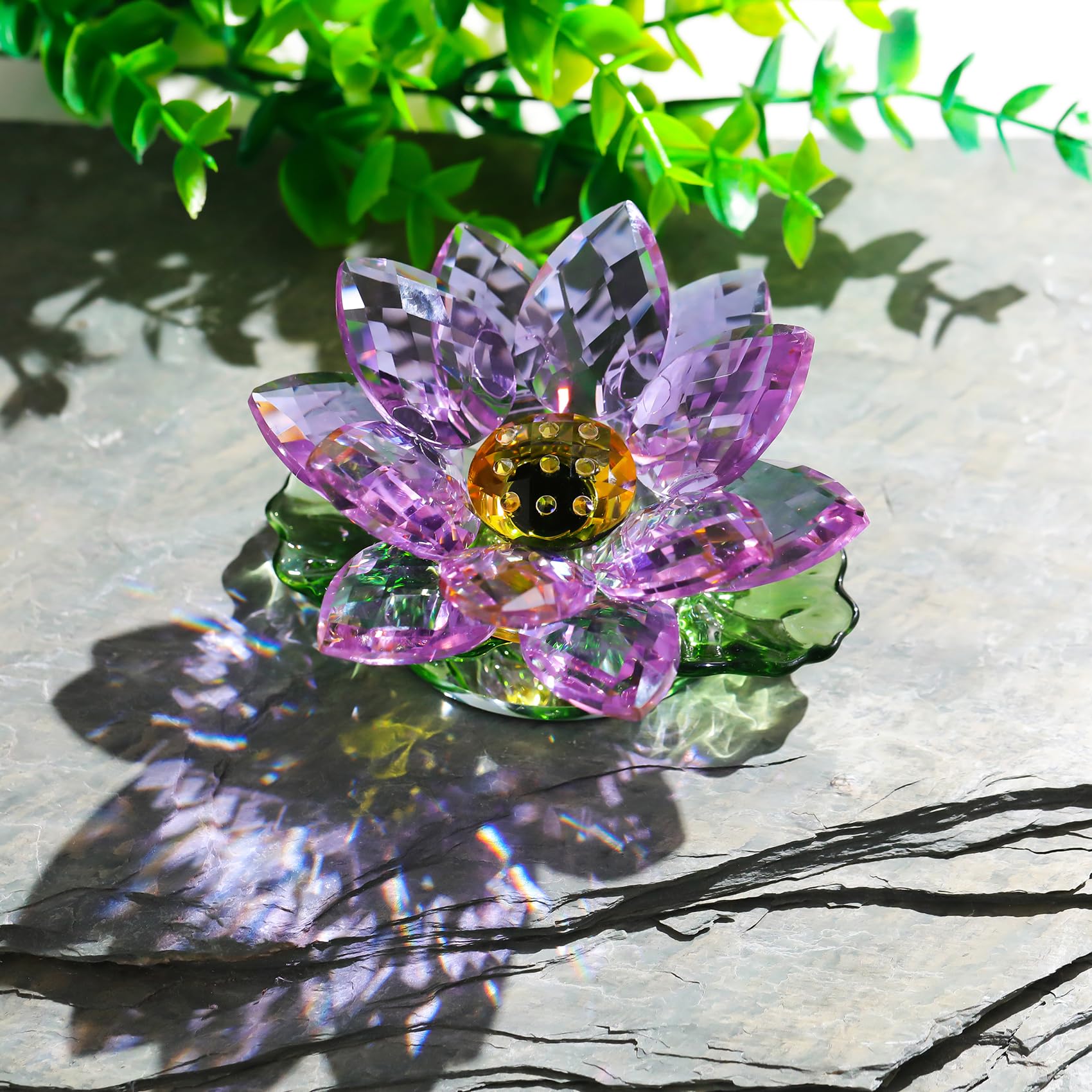 Fleurs De Lotus Violettes Sticker Mural Fleur Aquarelle De Lotus