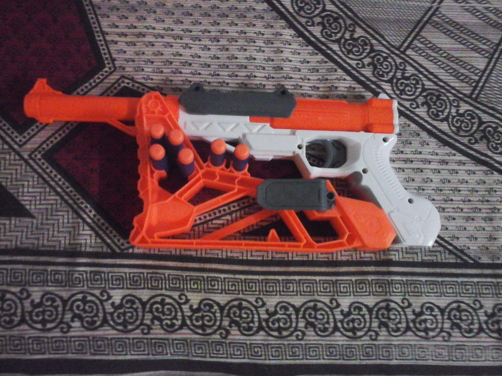 Buy Nerf Sharpfire Elite Blaster, 6 In 1 Convertible Blaster, Removable ...