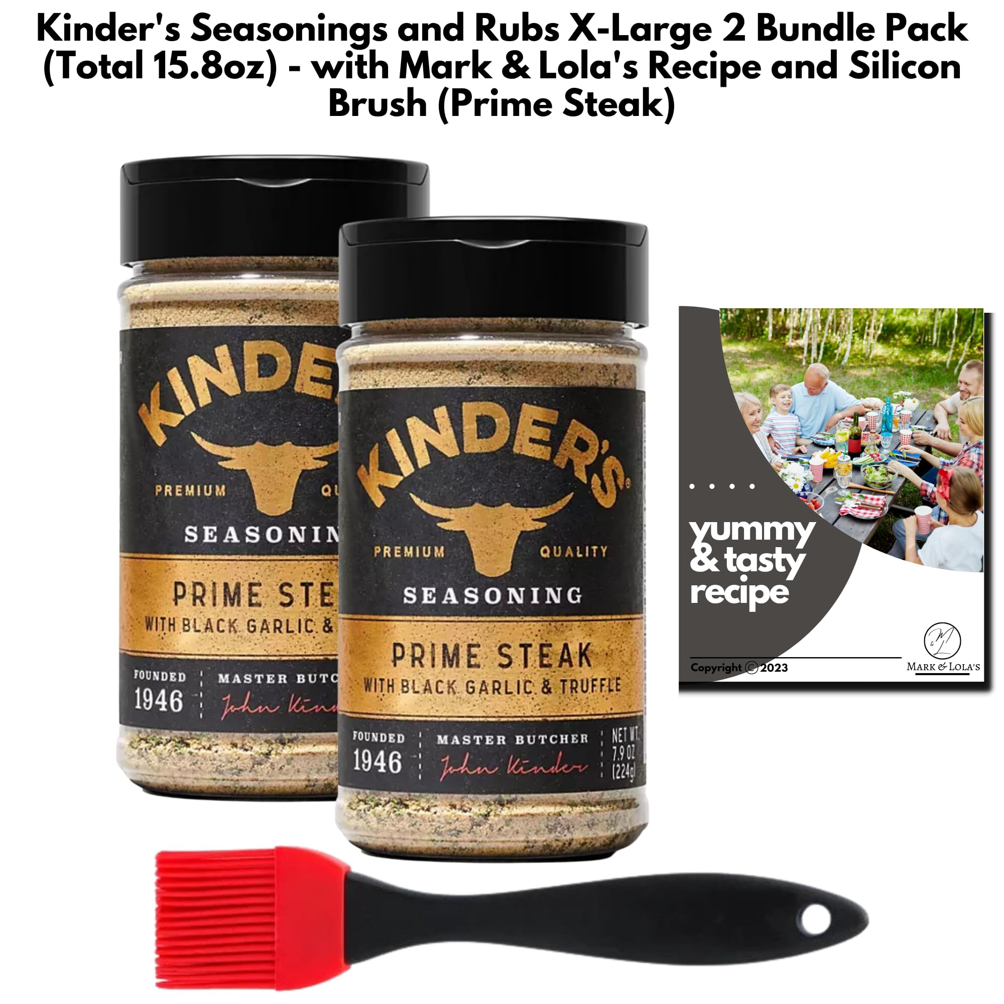 Snapklik.com : Kinders Seasoning And Rubs X-Large 7.9 Oz 2 Pack (Total ...