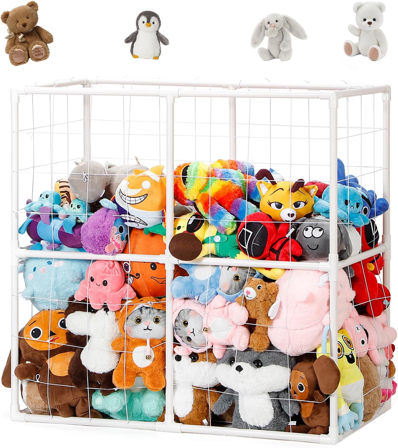 Amazon.com: HAVEDAWN All Metal Stuffed Animal Storage, Never Fall Apart ...