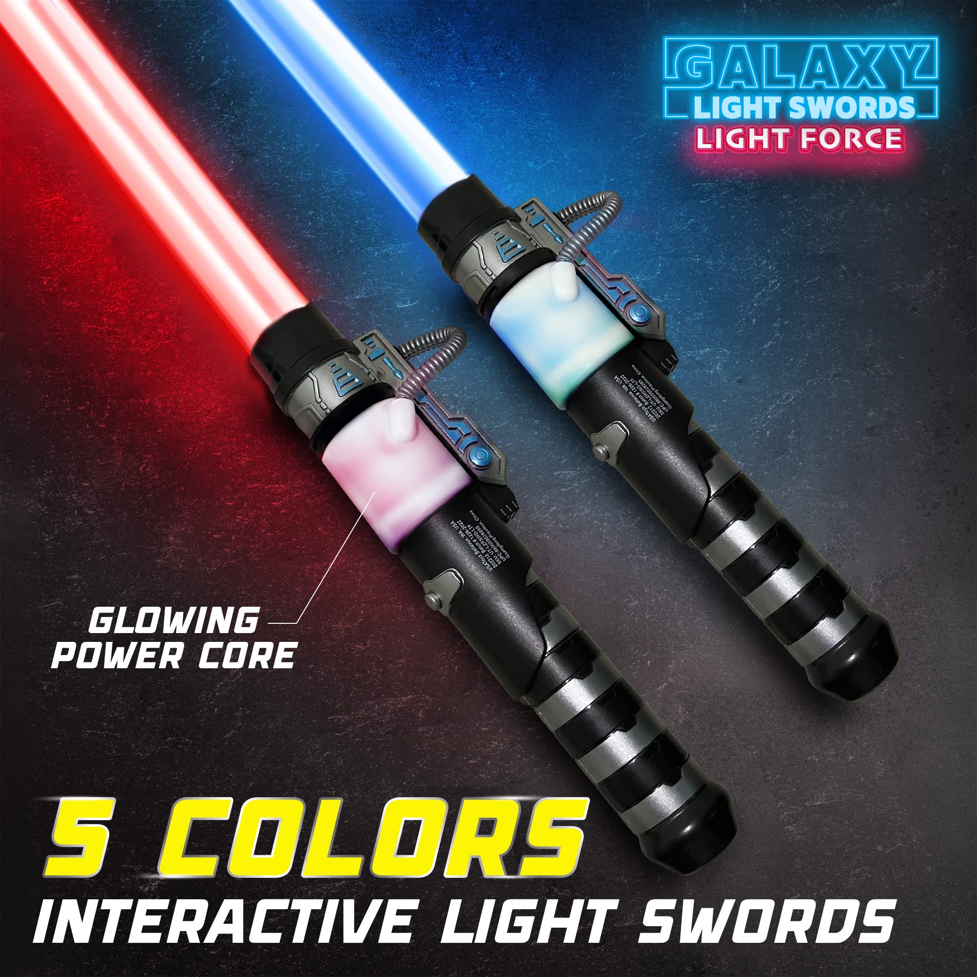 Snapklik.com : USA Toyz Light Force Galaxy Light Up Swords For Kids Or ...