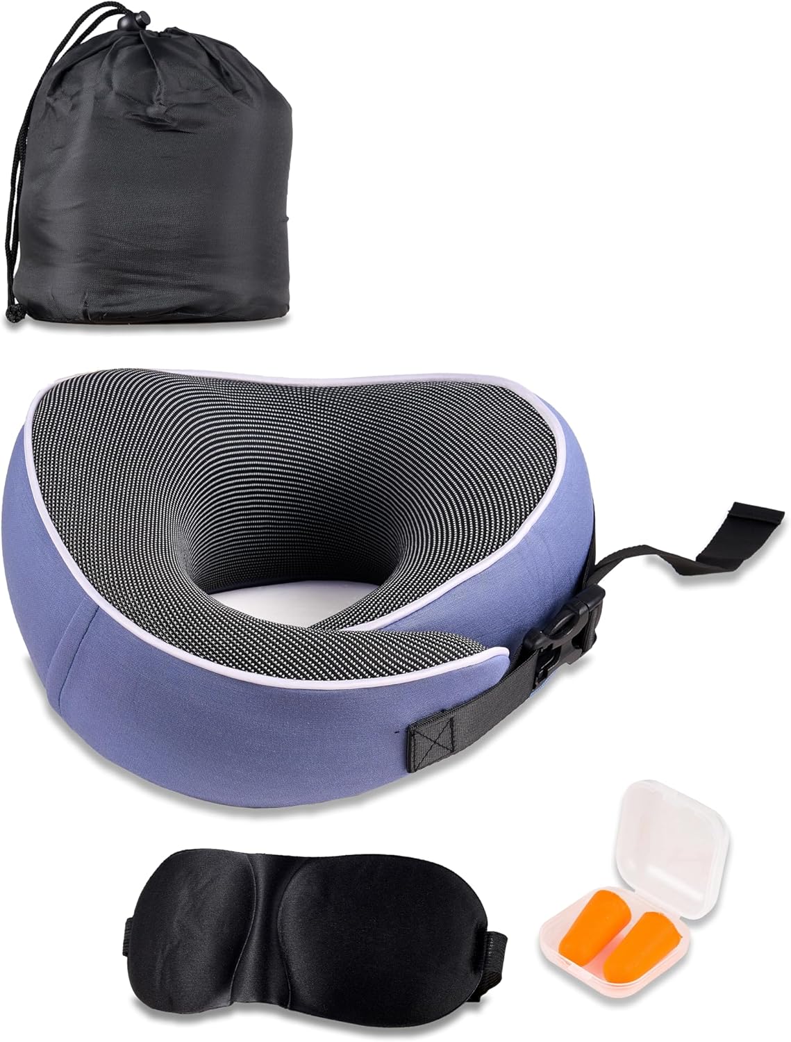 Amitofo Travel and Airplane Pillow - Travel Pillow for Long Flights ...