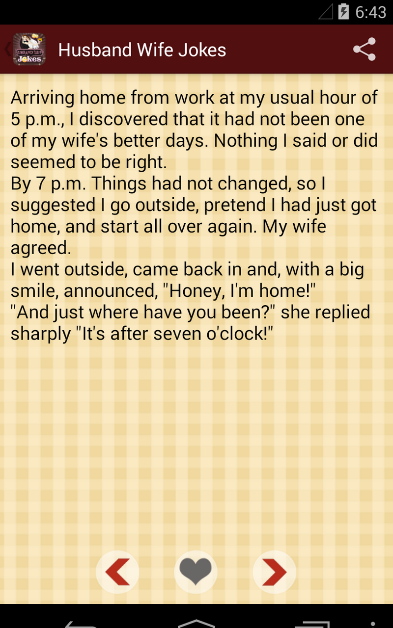 Husband Wife Jokes - App on Amazon Appstore
