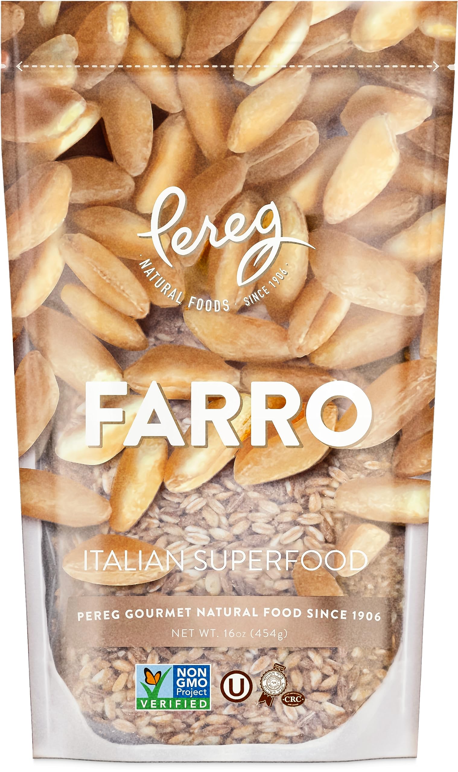 Amazon.com : Pereg Farro 16oz | Nutritious Grain, Rich In Proteins ...