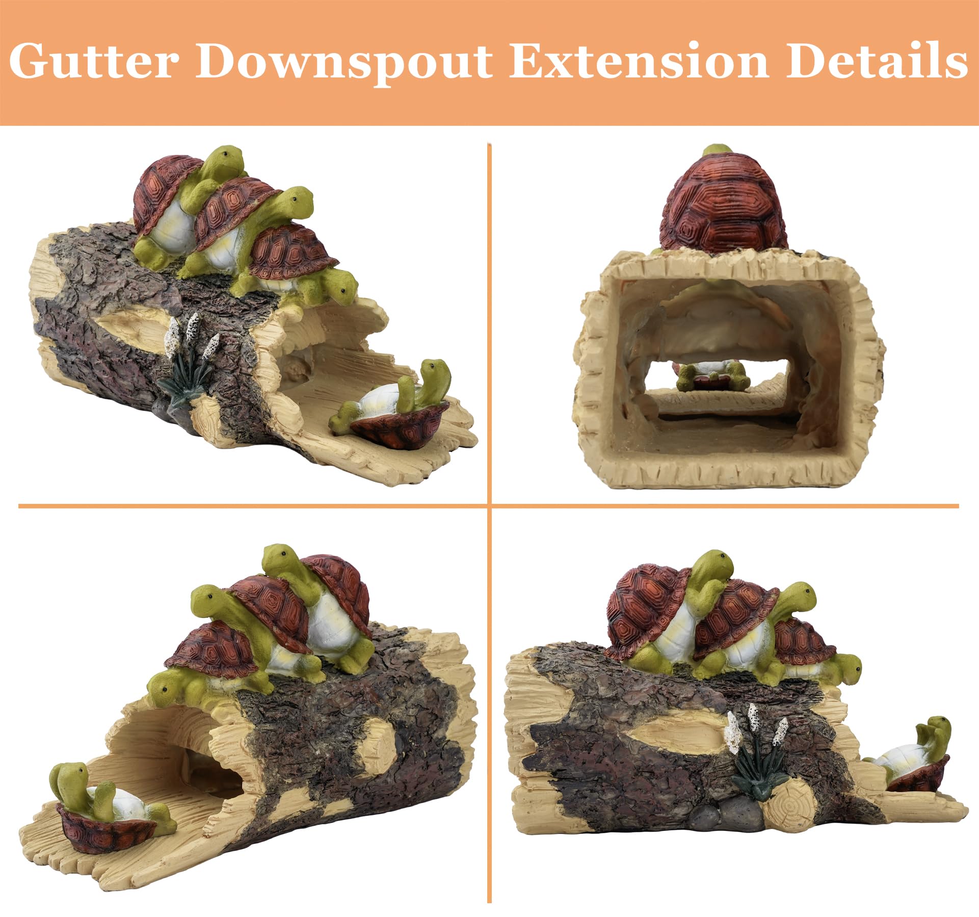 Snapklik.com : Funny Turtle Gutter Downspout Extender Statue, Outdoor ...
