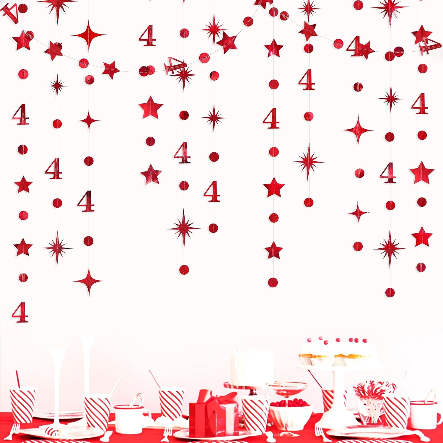 Amazon Red 4th Birthday Decorations Number 4 Circle Dot Twinkle amazon-red-4th-birthday-decorations-number-4-circle-dot-twinkle