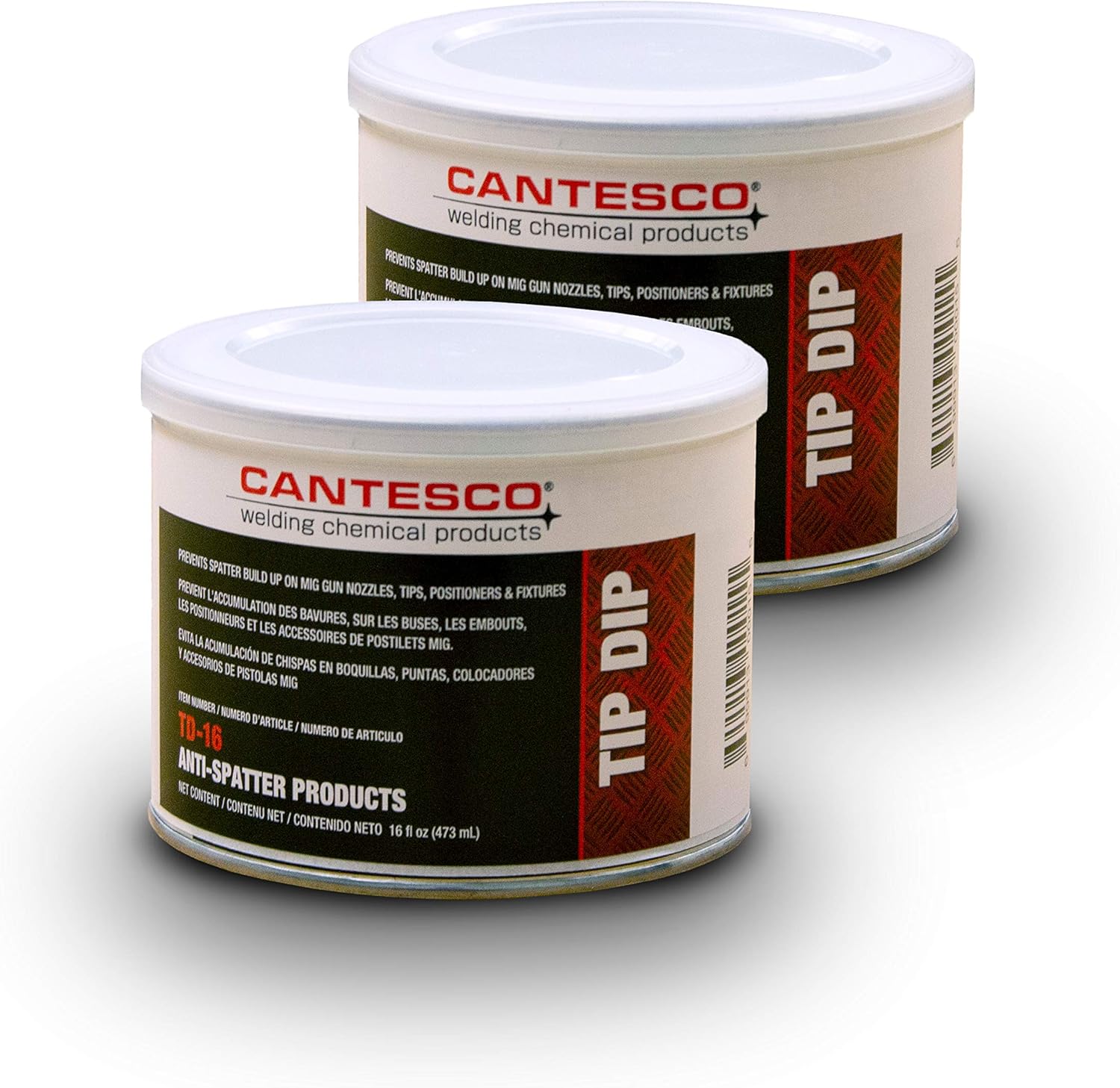 CANTESCO TD-16 Blue Premium Nozzle Tip Dip Plastic, 16 oz Jar by ...