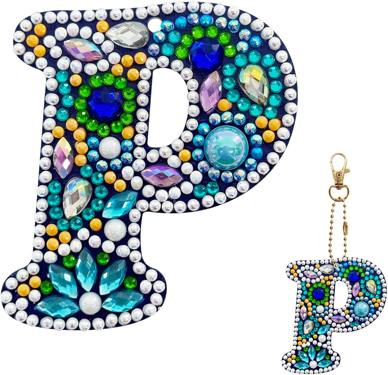 Amazon.com: YOYA 5D Double Sided Diamond Painting Keychain DIY Full ...