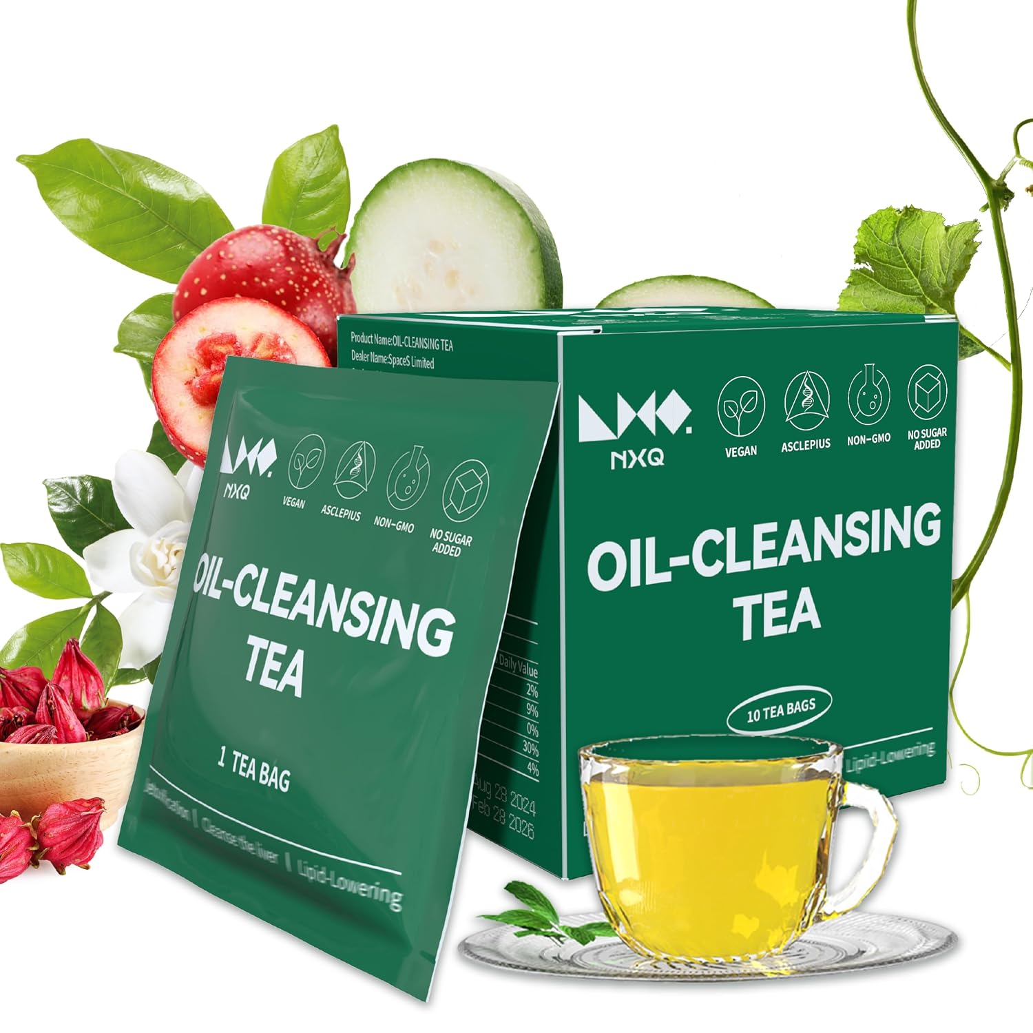 Amazon.com : ASCLEPIUS Oil Cleansing Tea (30 Bags) - Cassia Seed ...