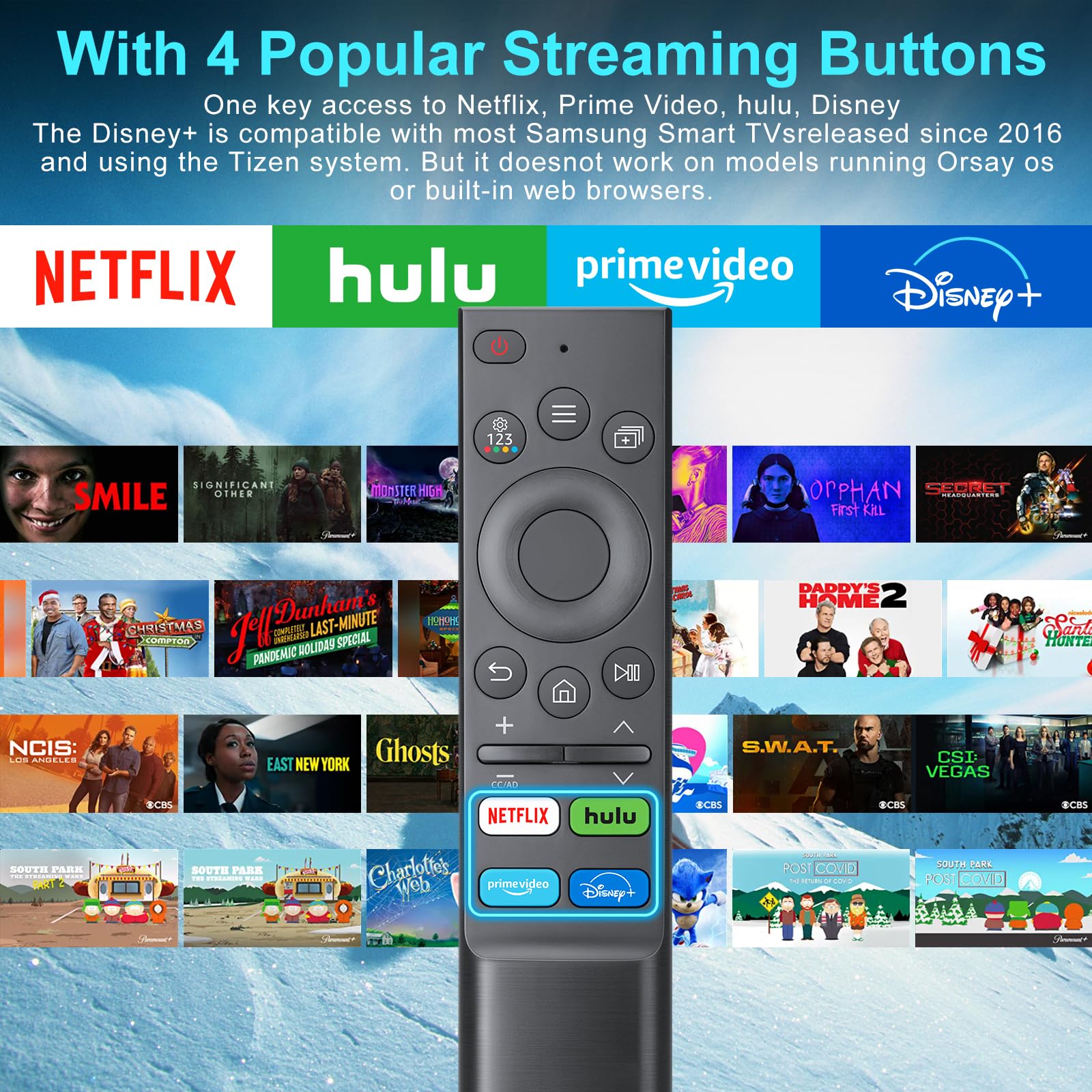 Snapklik.com : Universal Replacement Remote For Samsung-TV-Remote ...