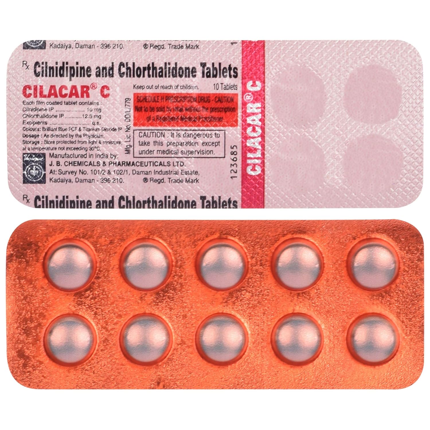 Cilacar C - Strip of 10 Tablets : Amazon.in: Health & Personal Care