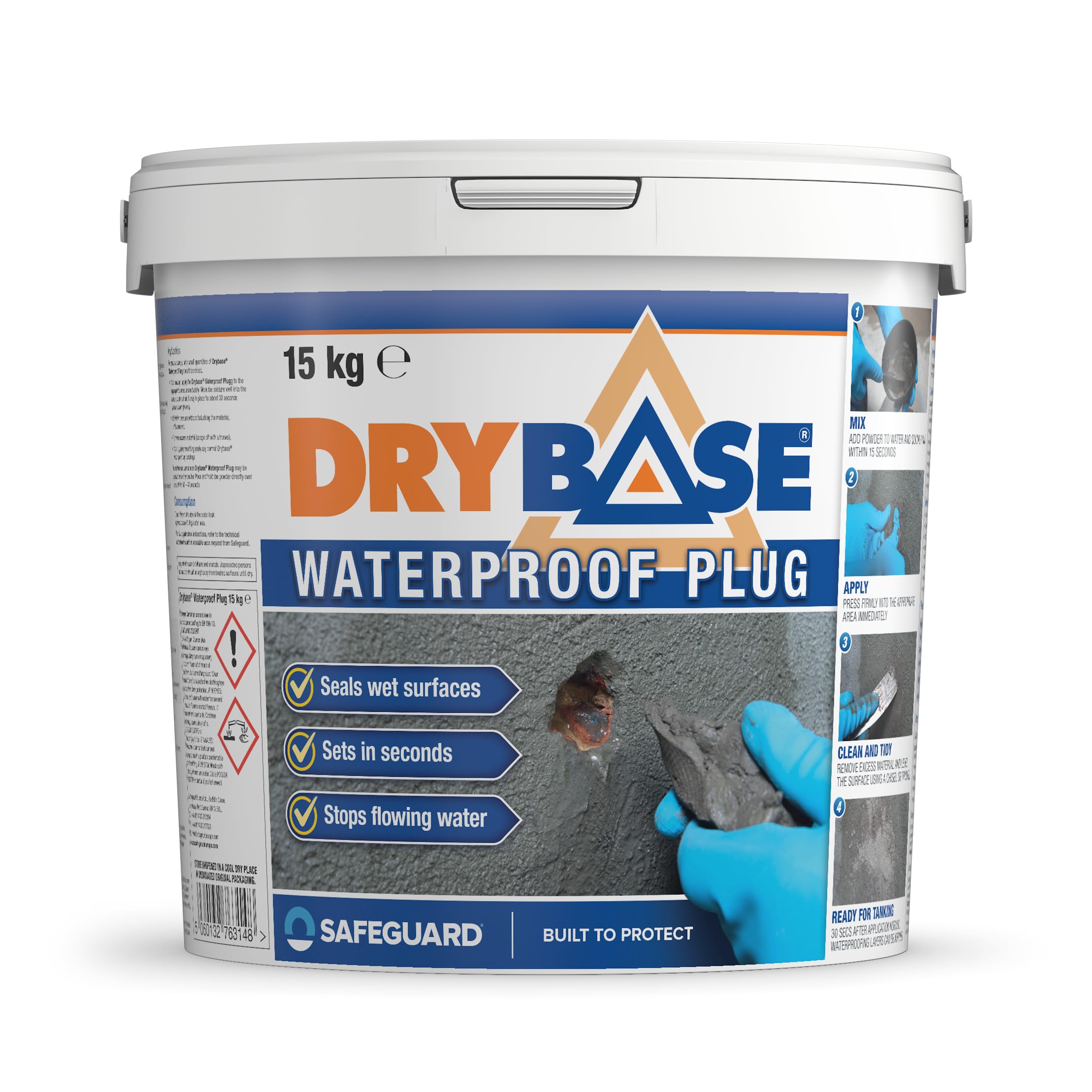 Drybase Plug 15 Kg plugging compound - Stop Water Leaks in just 30 ...