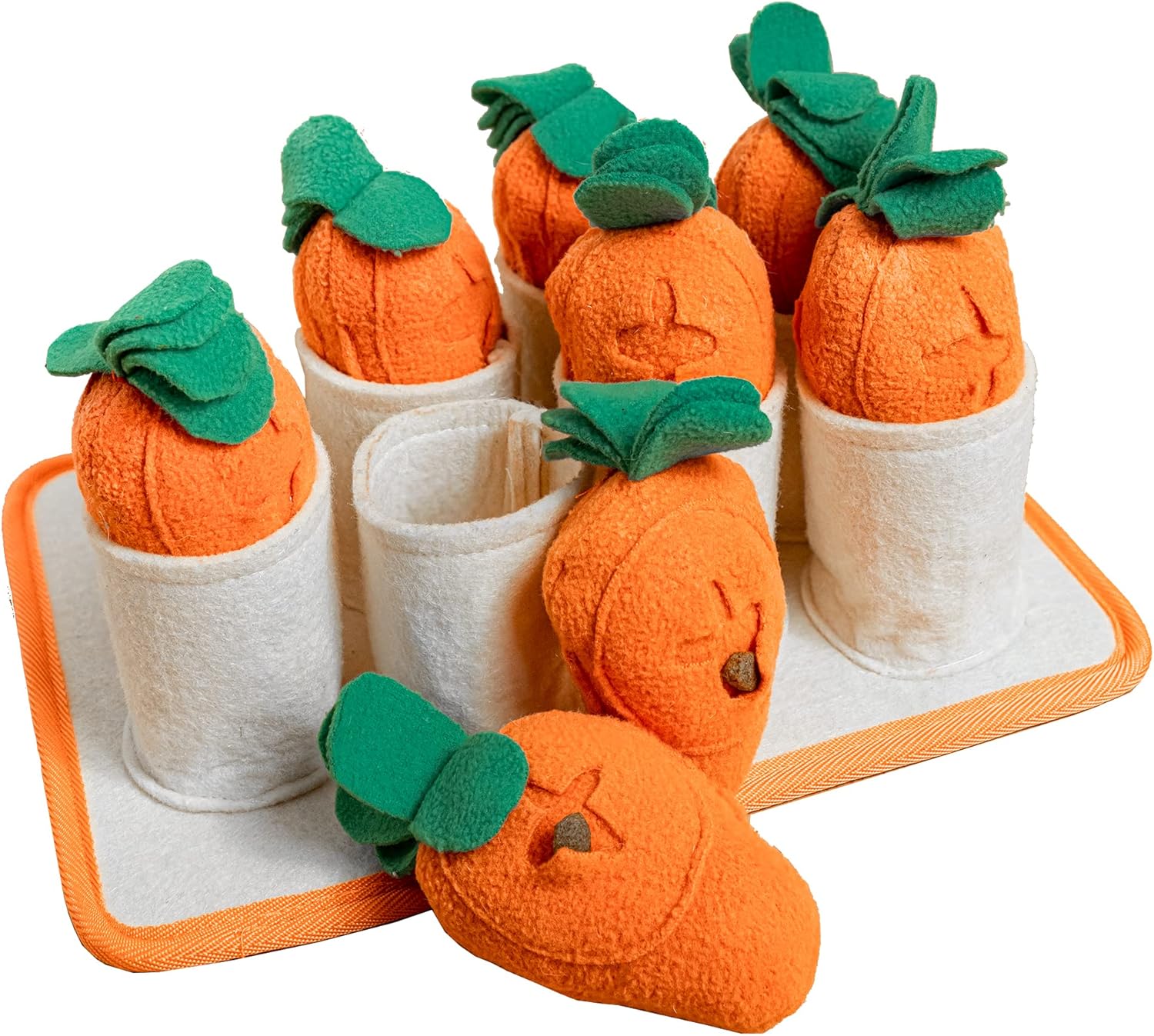 PAWS MANIA Interactive Dog Puzzle Toy (Carrot) for small to medium ...