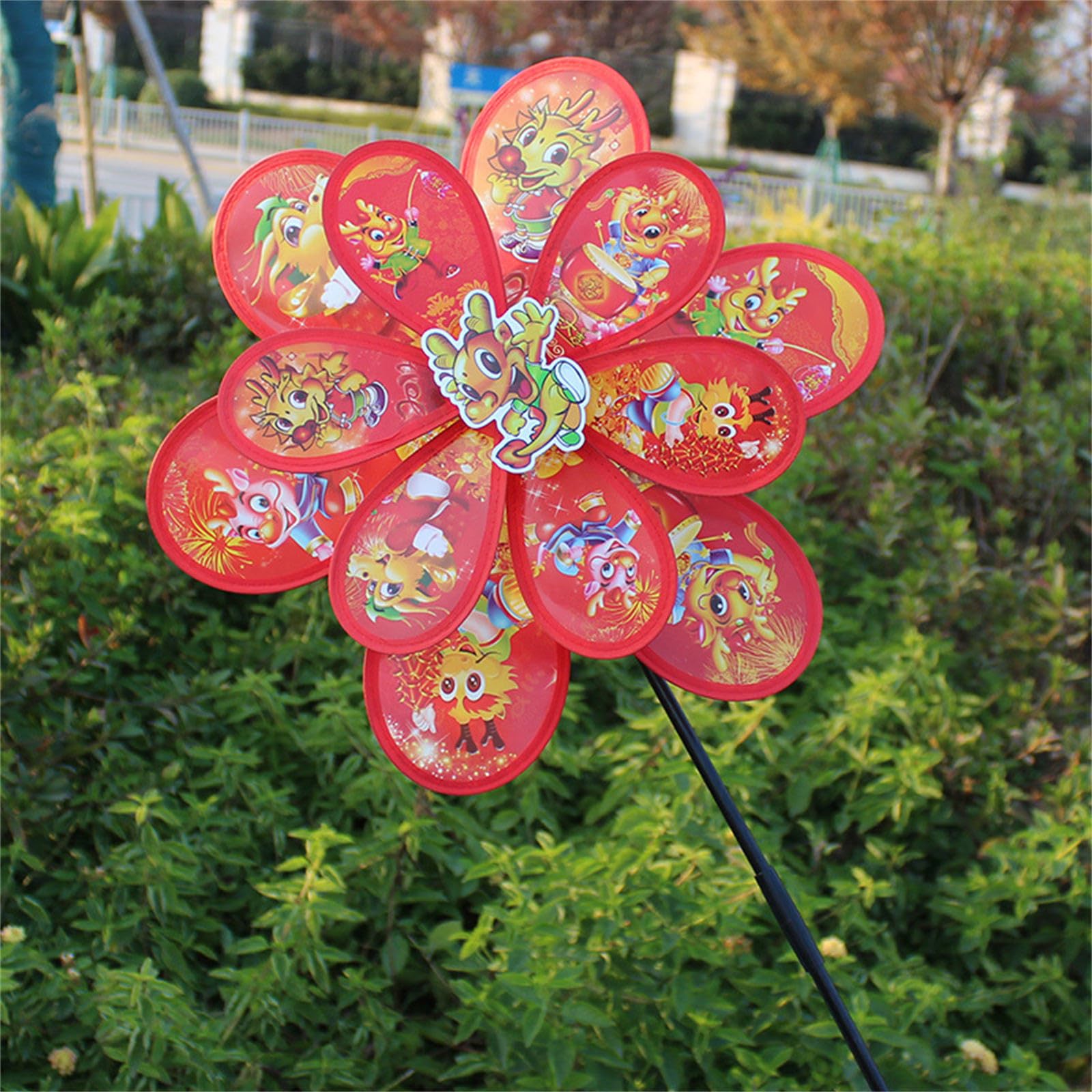 Plastic Garden Spinners Amazon.com: 30 Inches Plastic Sunflower Wind