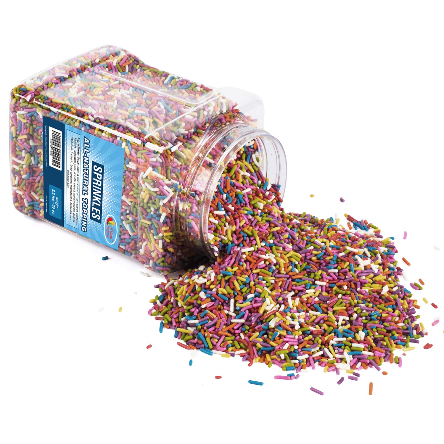 Sprinkles Rainbow - 2.2 LB Co...B072R2Z7RH | Encarguelo.com