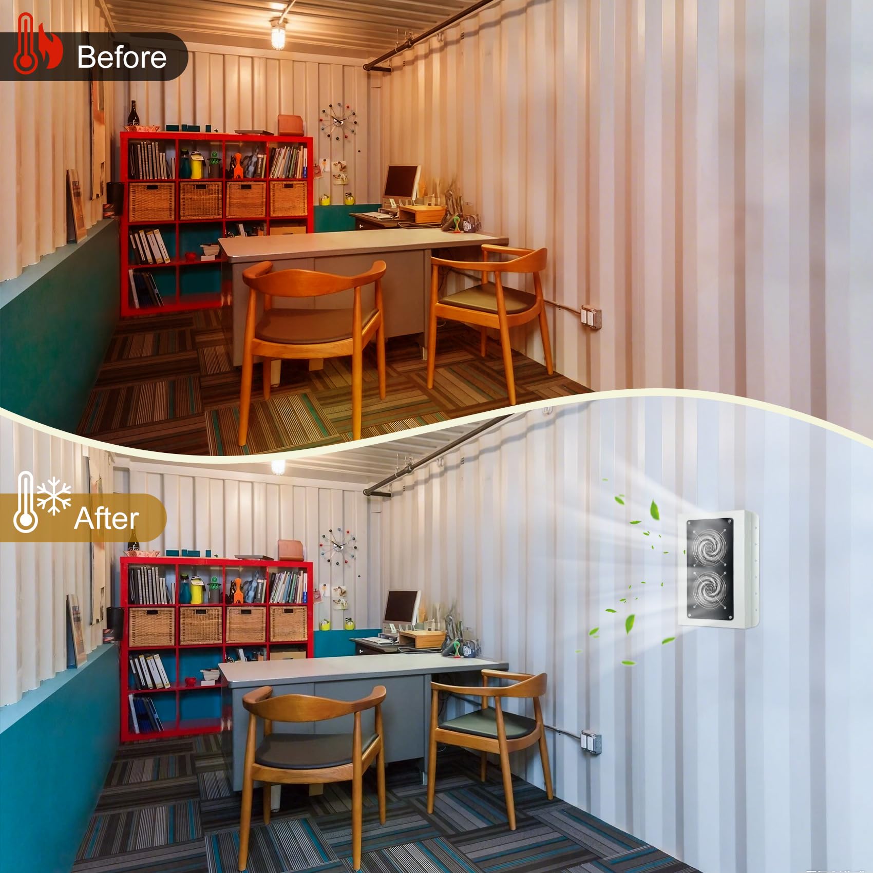 Snapklik.com : Solar Shipping Container Vent