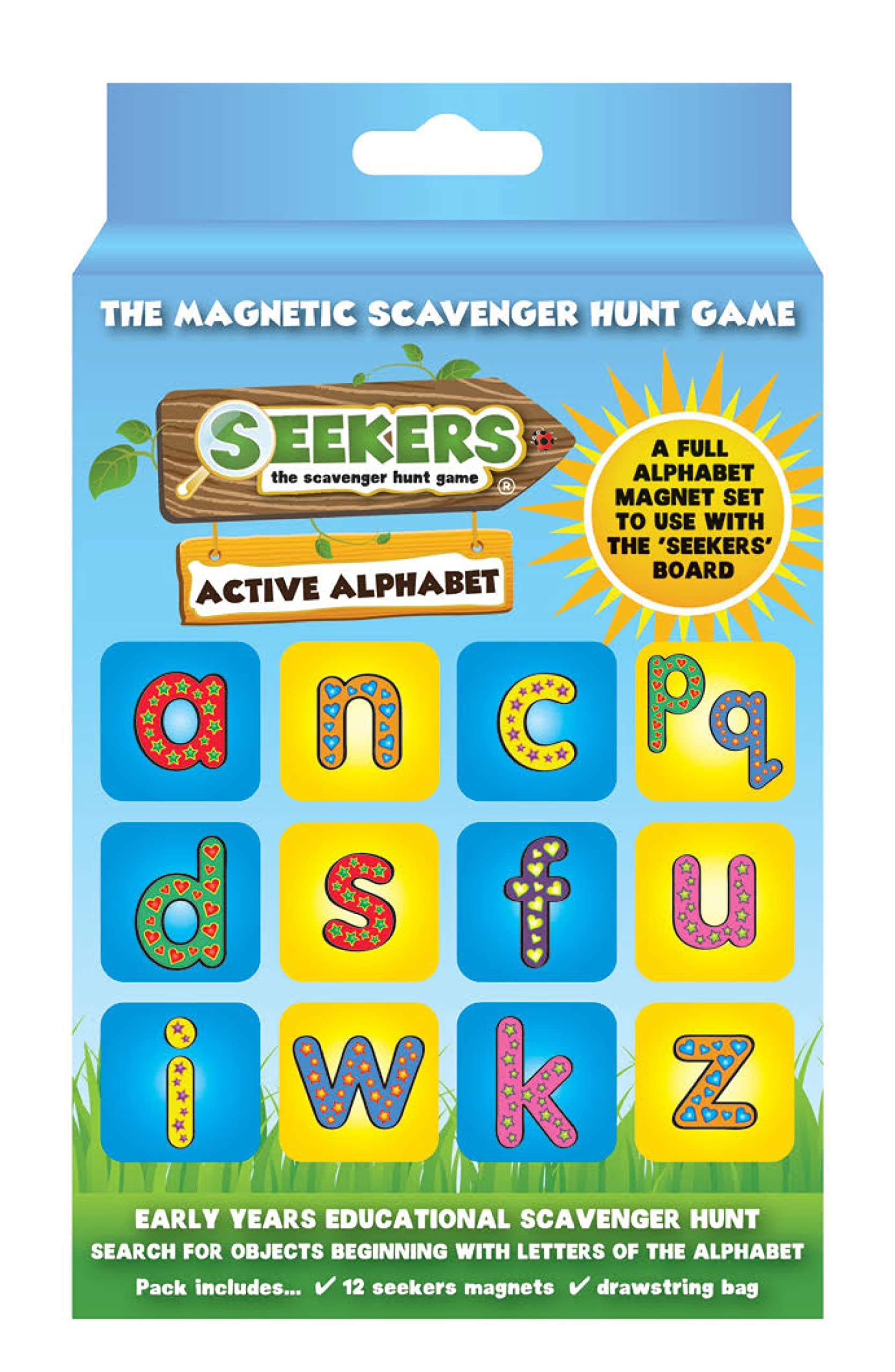SEEKERS Magnetic Scavenger Hunt Games (Active Alphabet) : Amazon.co.uk ...