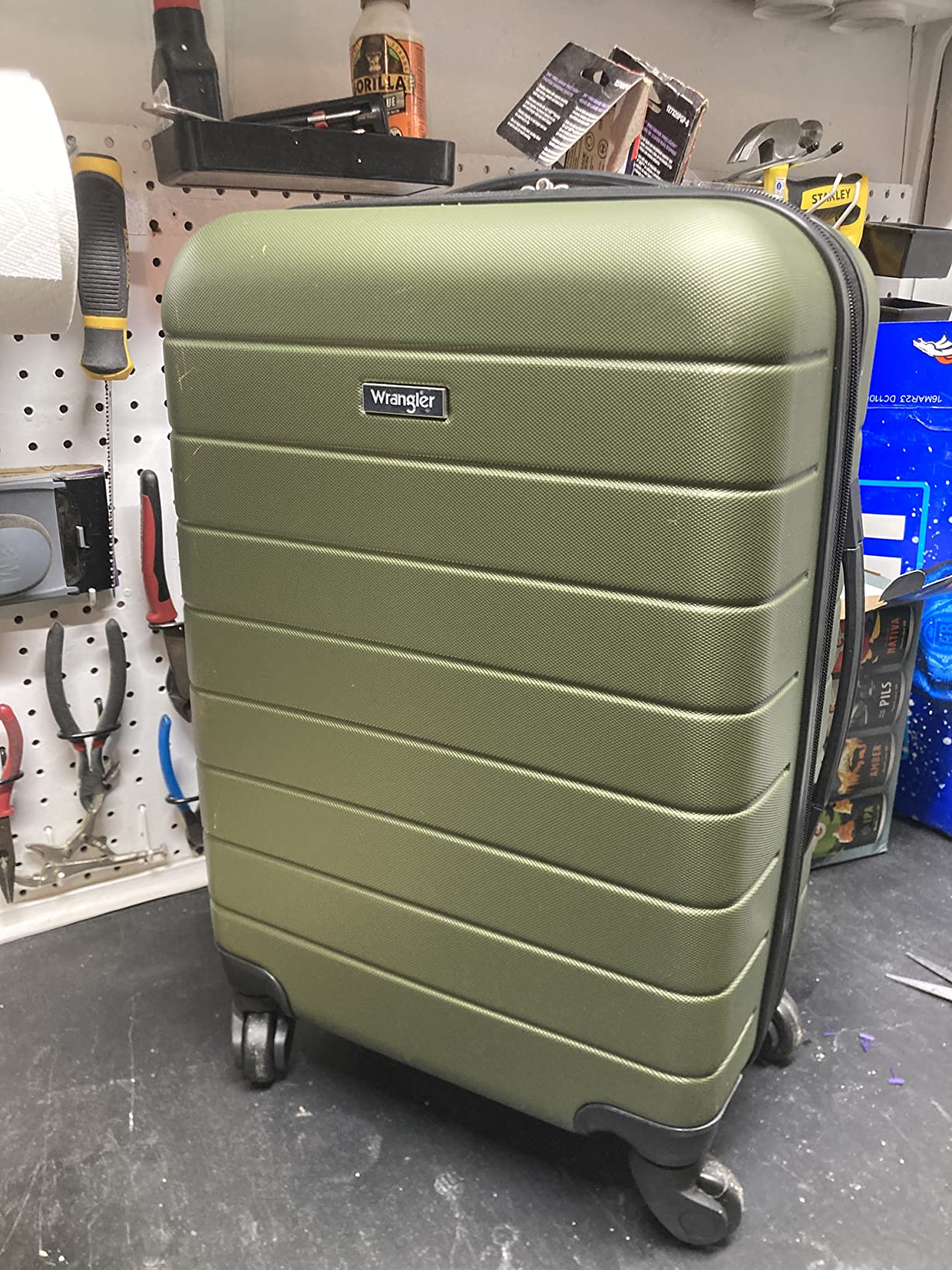 $10/mo - Finance Wrangler Smart Luggage Set with Cup Holder and USB ...