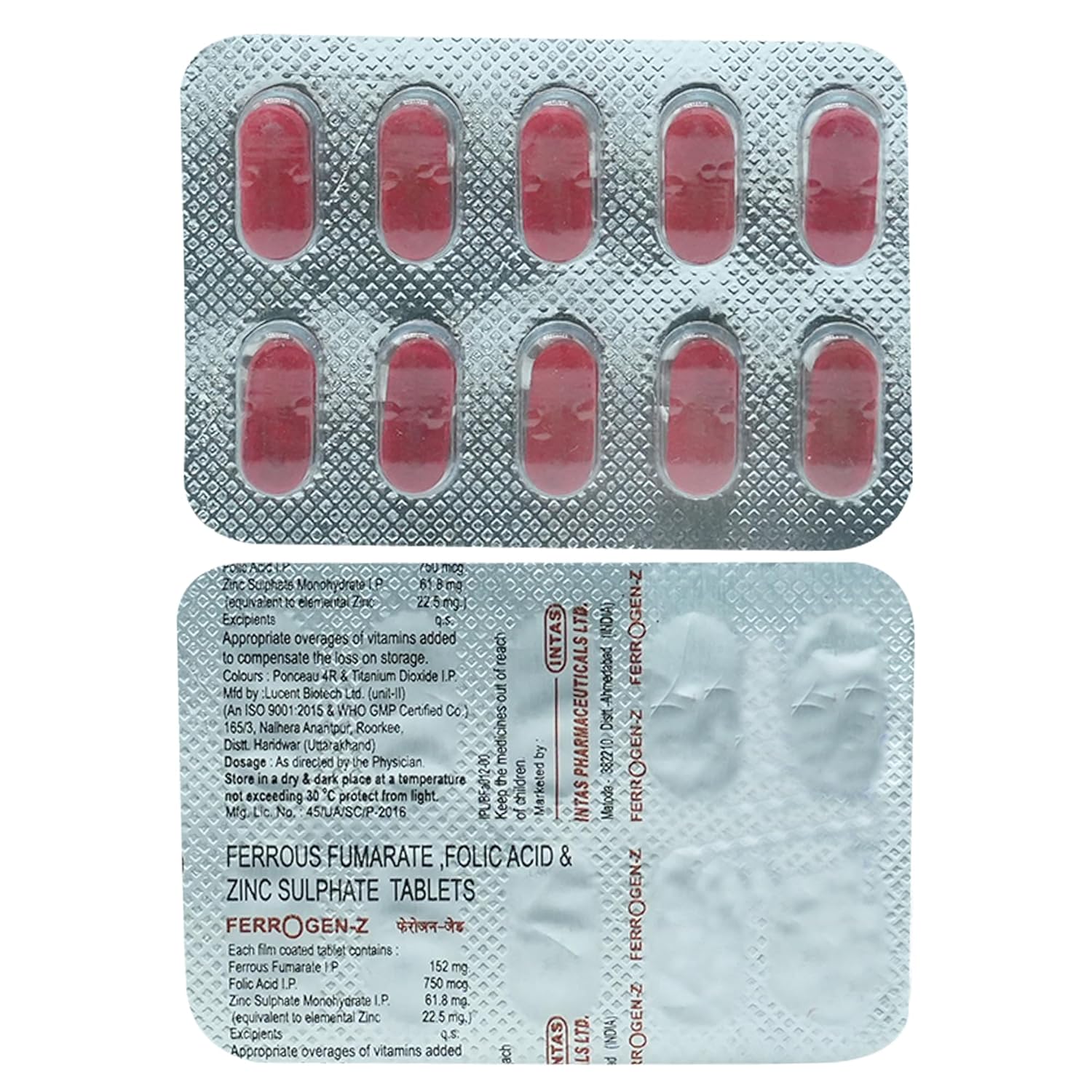 Ferrogen Z - Strip of 10 Tablets : Amazon.in: Health & Personal Care