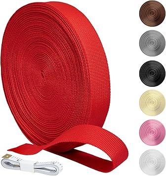 KINETOX 20 m Webbing Red Polypropylene Webbing 30 mm Wide Robust ...