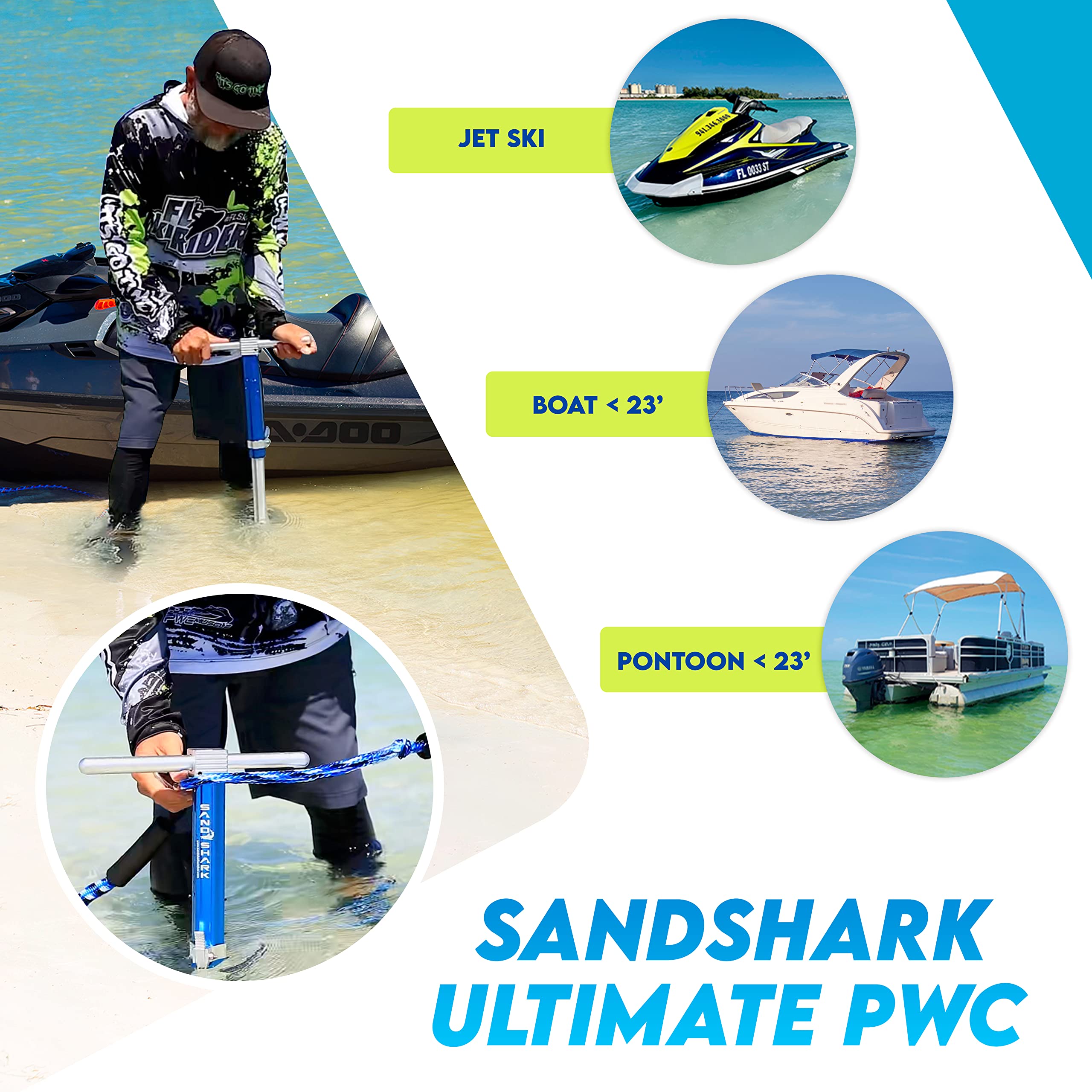 Snapklik.com : New SandShark Ultimate PWC 2.0 Premium Jet Ski Anchor ...