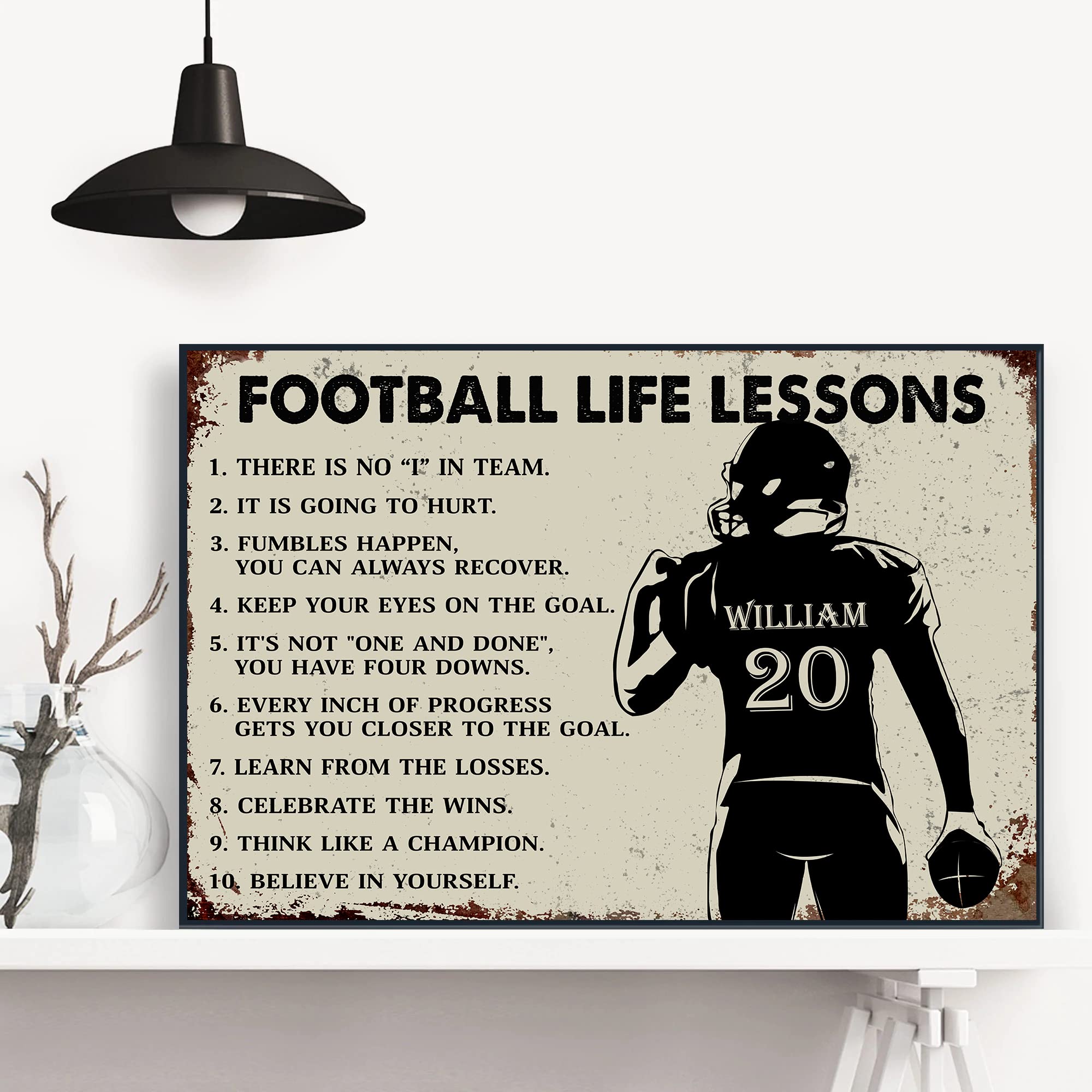 Motivational Football Posters