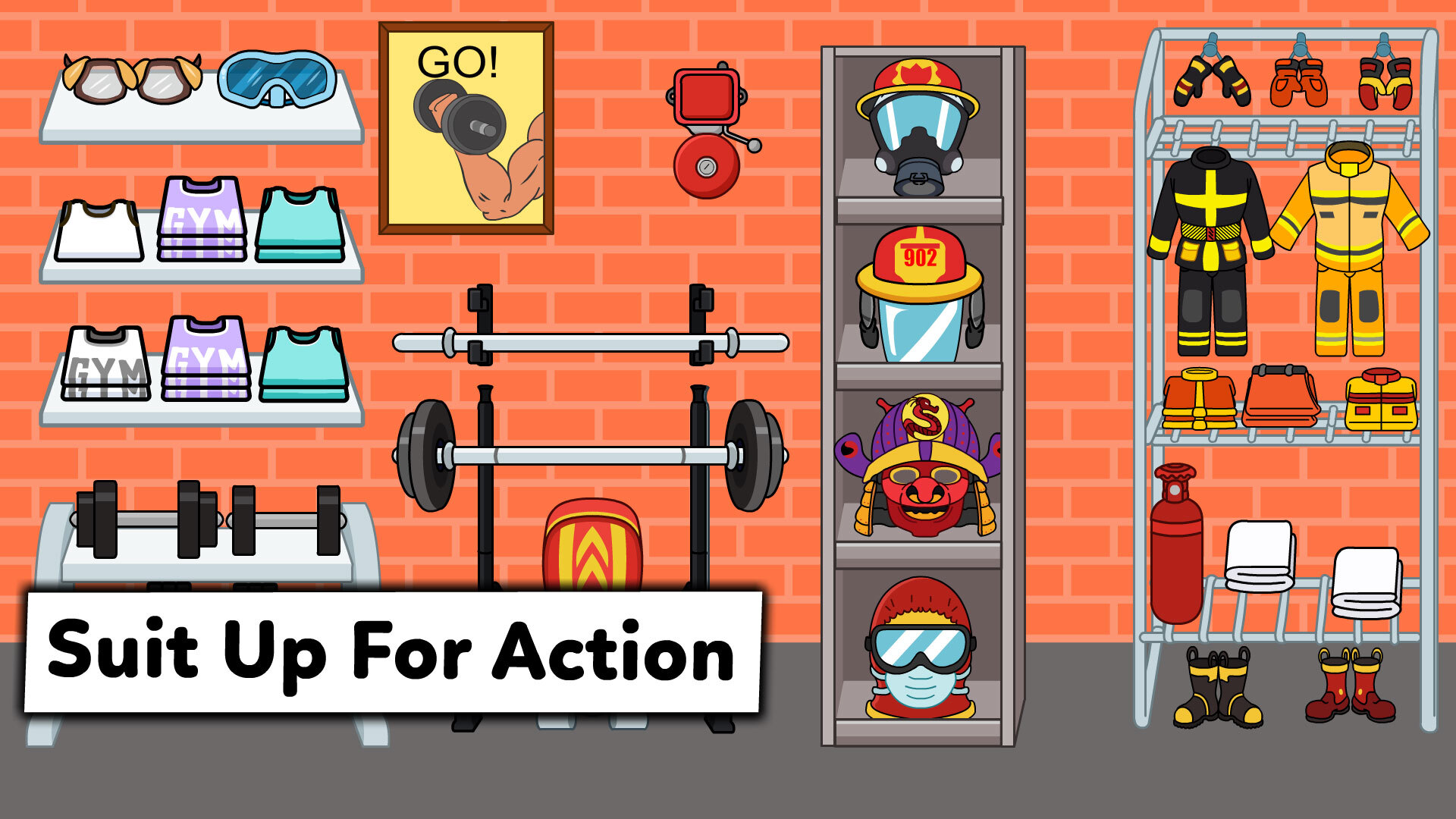 Fire Station Game Free - My Tizi Town Fire Fighter, Fire Rescue & Fire ...