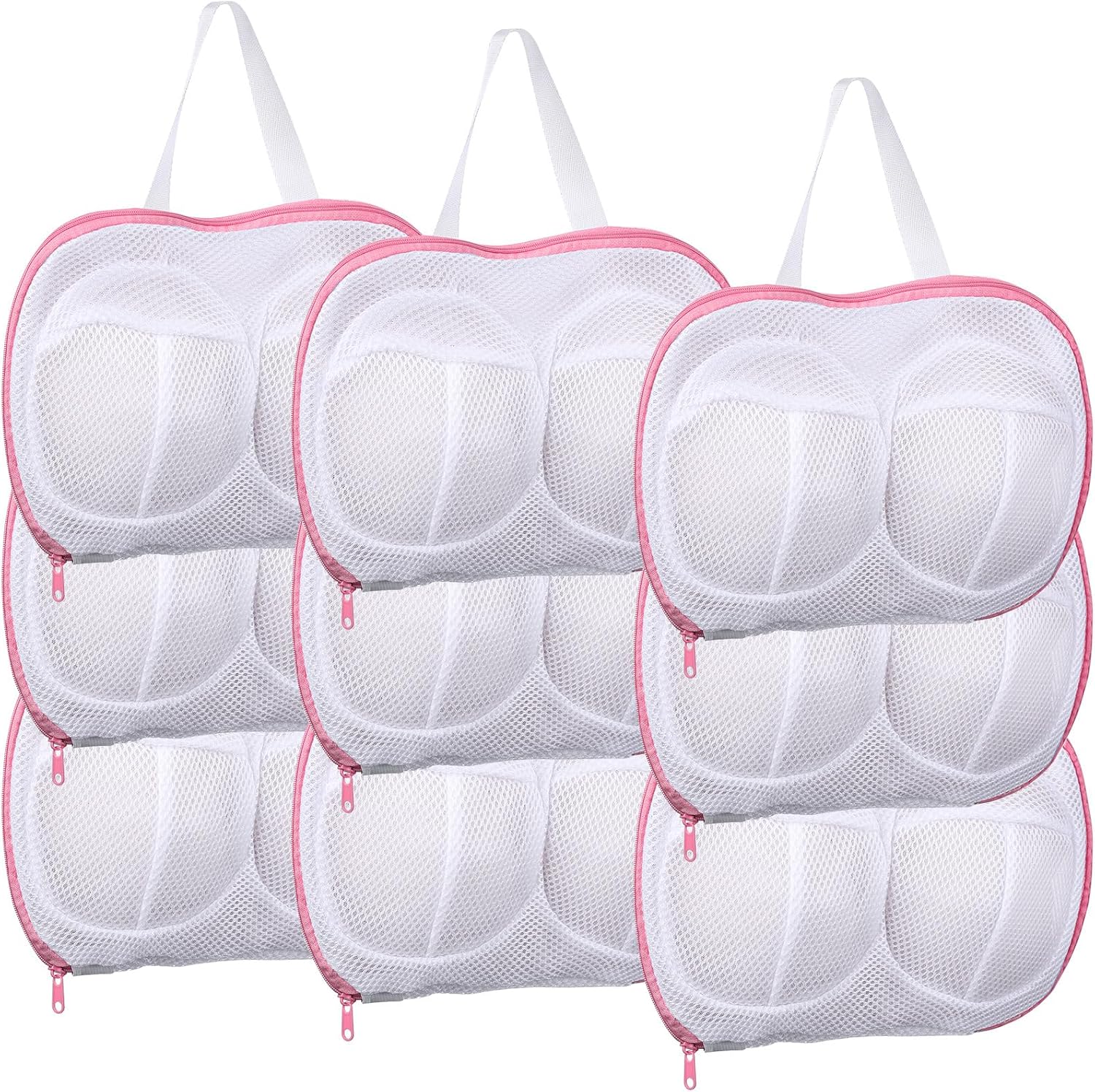 Amazon.com: Ribbonlic 9 Pcs Bra Washing Bags for Laundry Extra Large ...