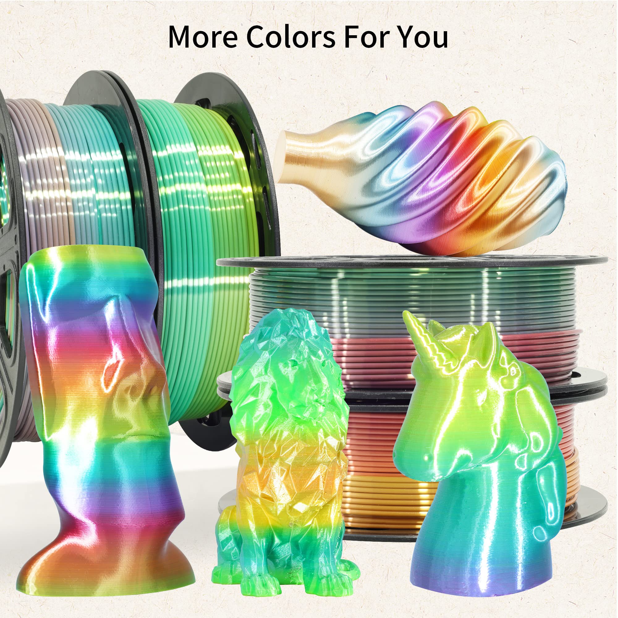 Snapklik.com : MKOEM 4 Types Rainbow Multi Colored Fast Color Change ...