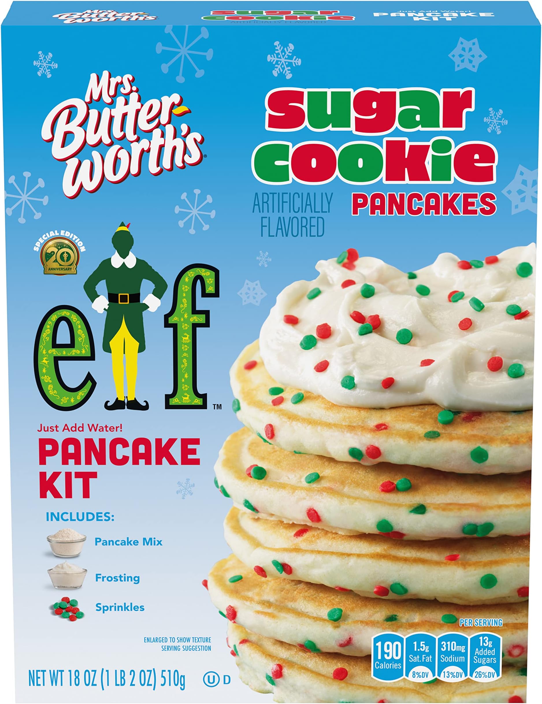 Amazon.com : Mrs. Butterworth's Sugar Cookie Flavored Pancake Mix Kit ...