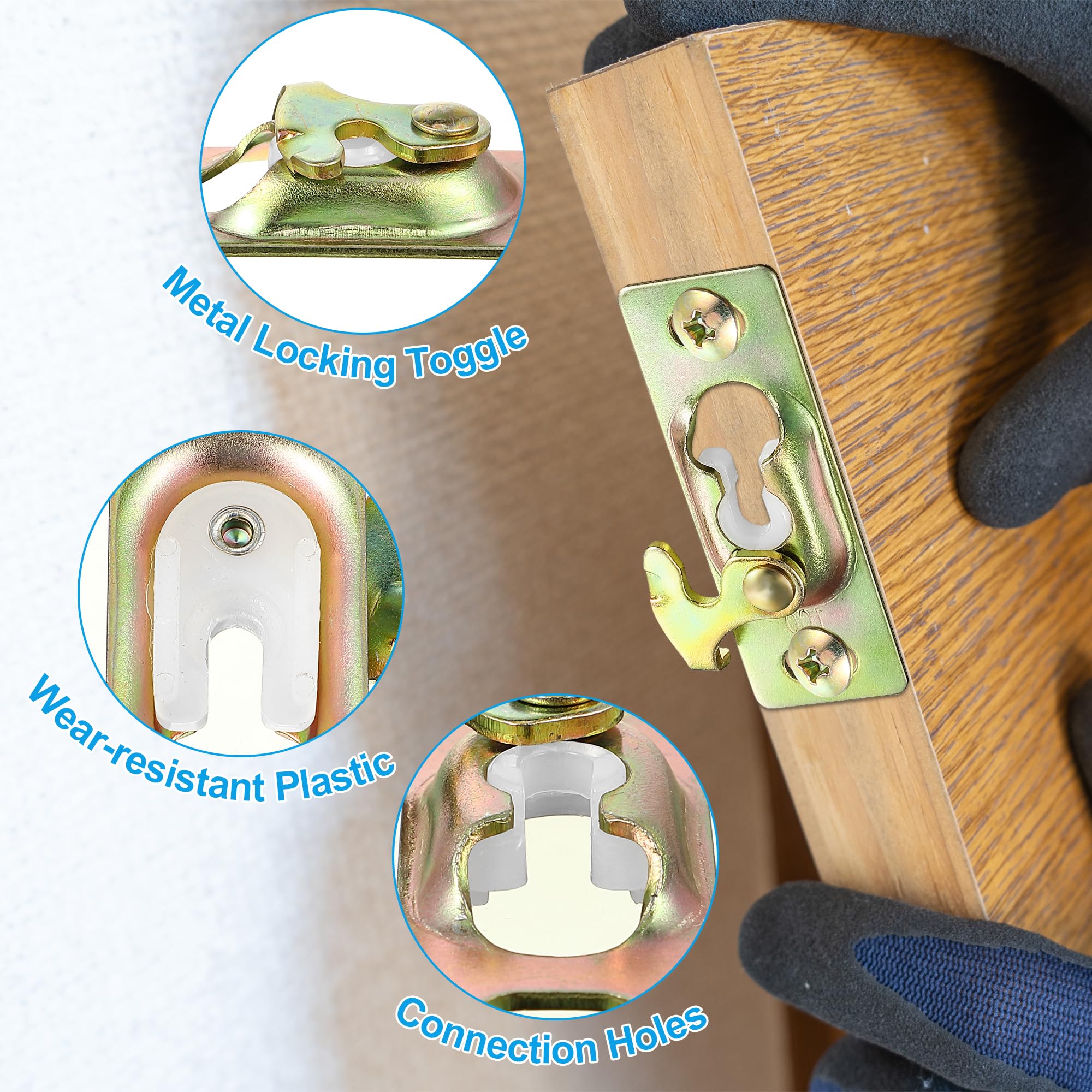 Snapklik.com : 2 Packs Sliding Door Hanger, Pocket Door Roller Assembly ...