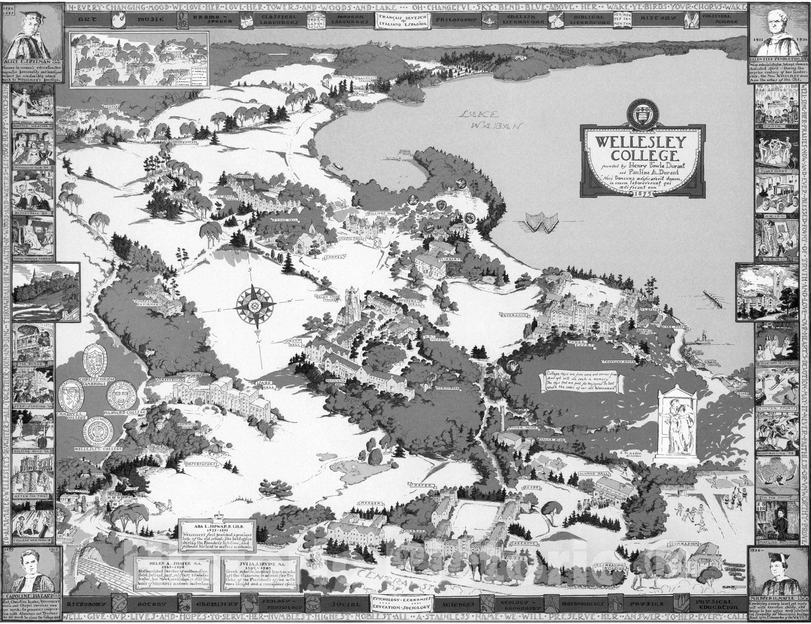 Wellesley College Map