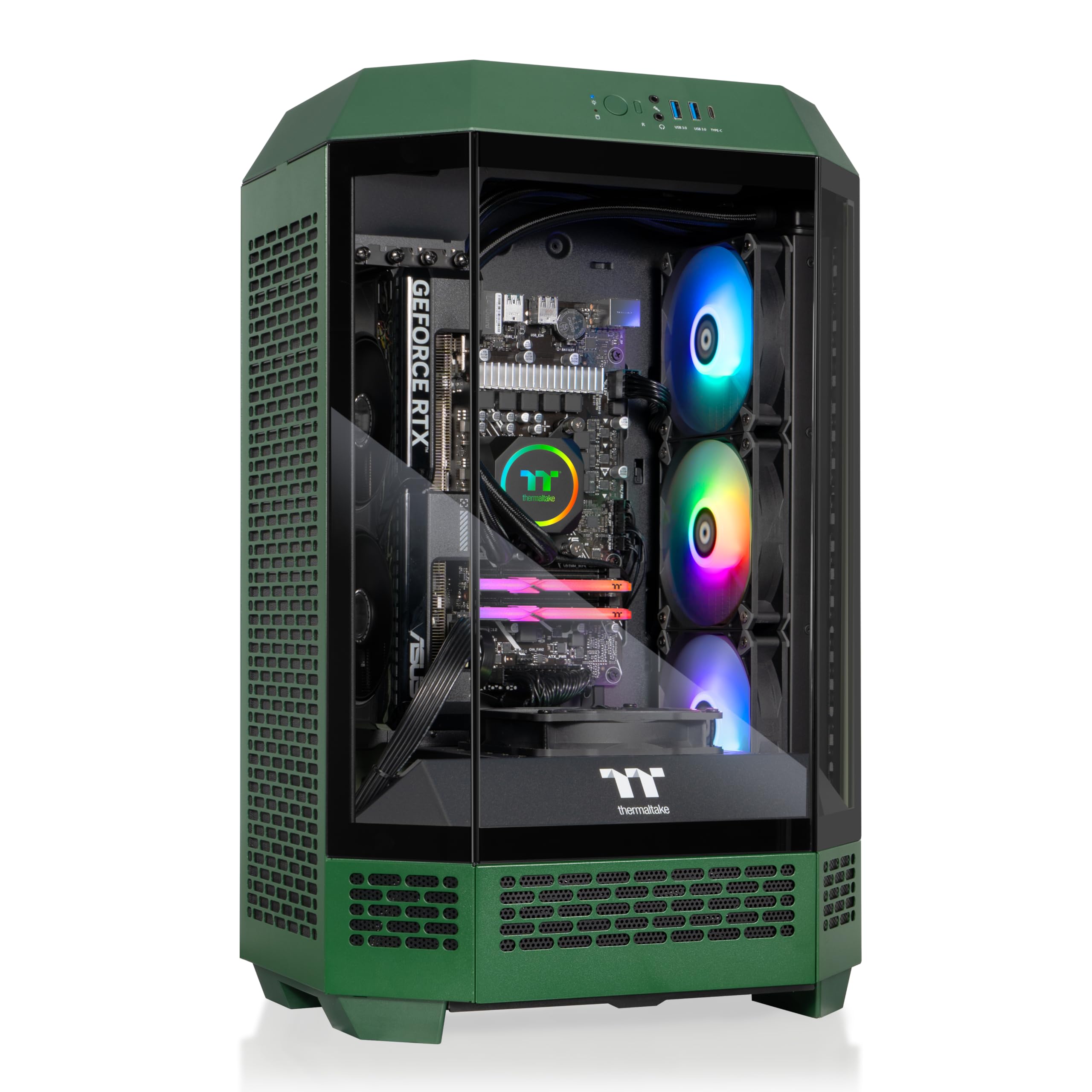 Amazon.com: Thermaltake LCGS Reactor i7TS Gaming Desktop (Intel Core ...