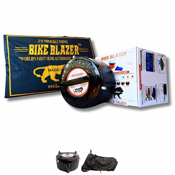 BIKEBLAZER Semi-Automatic Full Body Bike Cover for Royal Enfield
