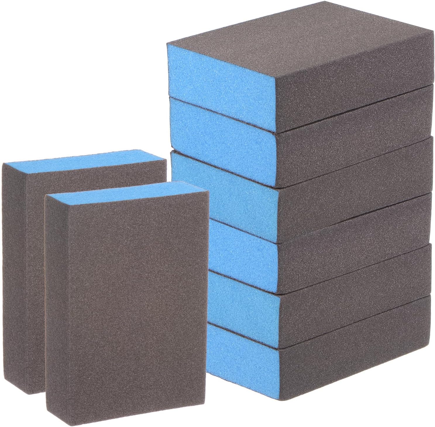 HARFINGTON 8pcs Sanding Sponge Blocks #240 (1200-1500 Grits) Wet/Dry ...